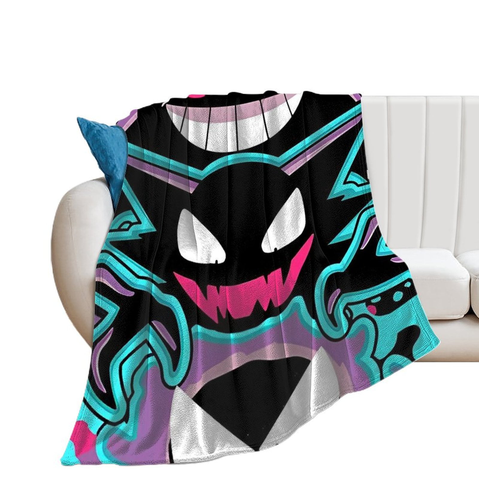 Anime Pokemon Blankets Gengar Throw Blanket 50"*60"（130*150cm） Gengar ...