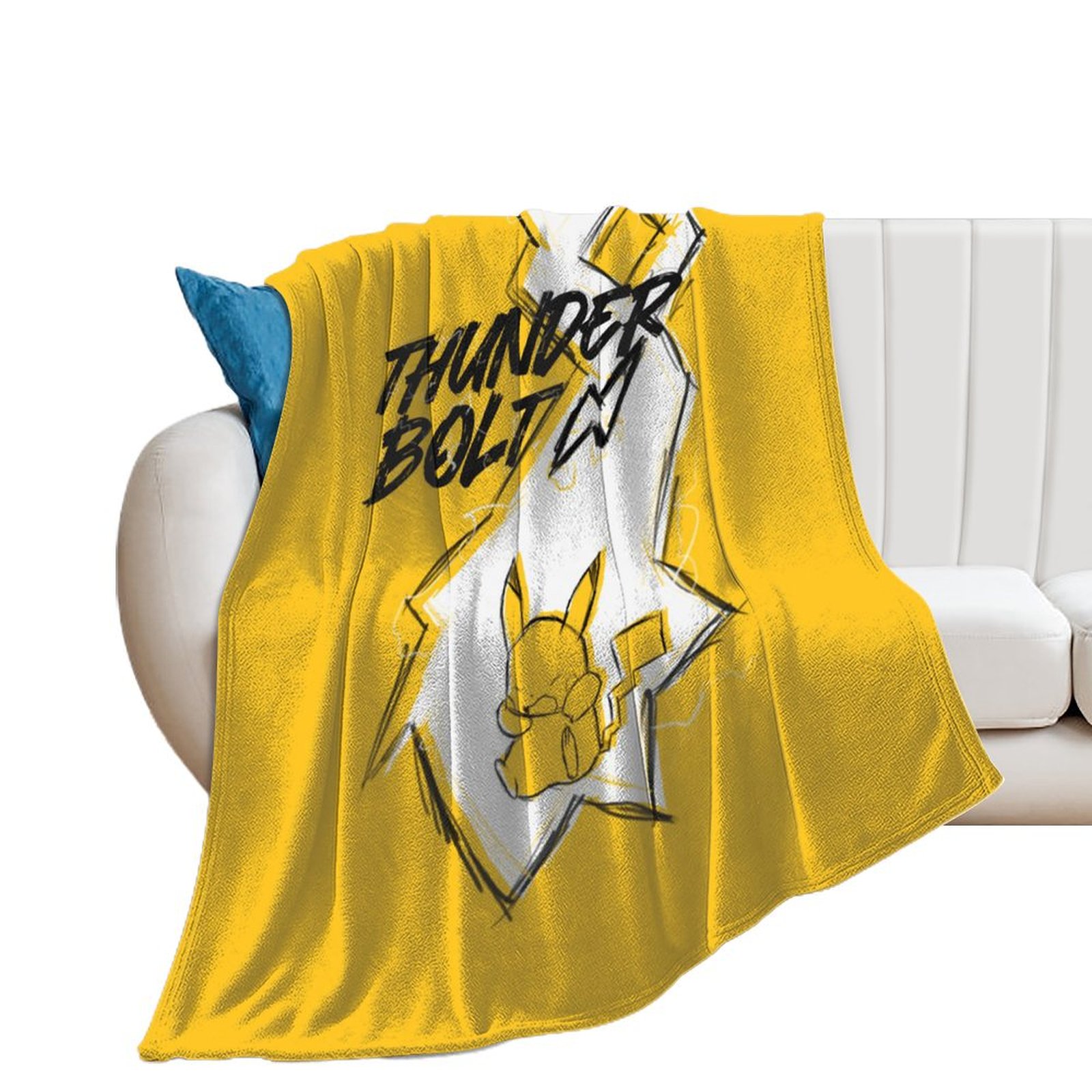 Anime Pokemon Blankets Pikachu Throw Blanket 30 40（76 100cm） Pikachu