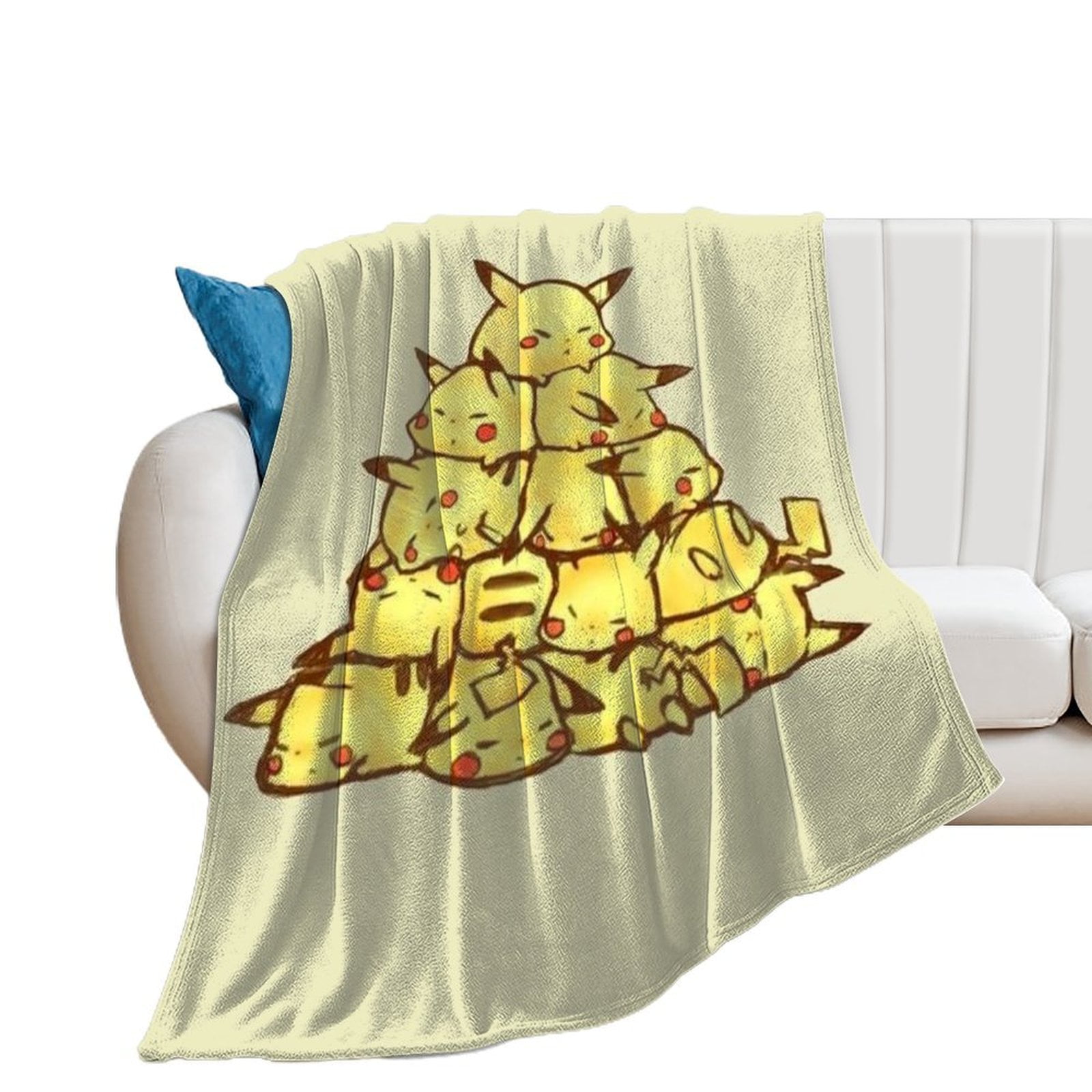 Anime Pokemon Blankets Pikachu Throw Blanket 30"*40"（76*100cm） Pikachu ...