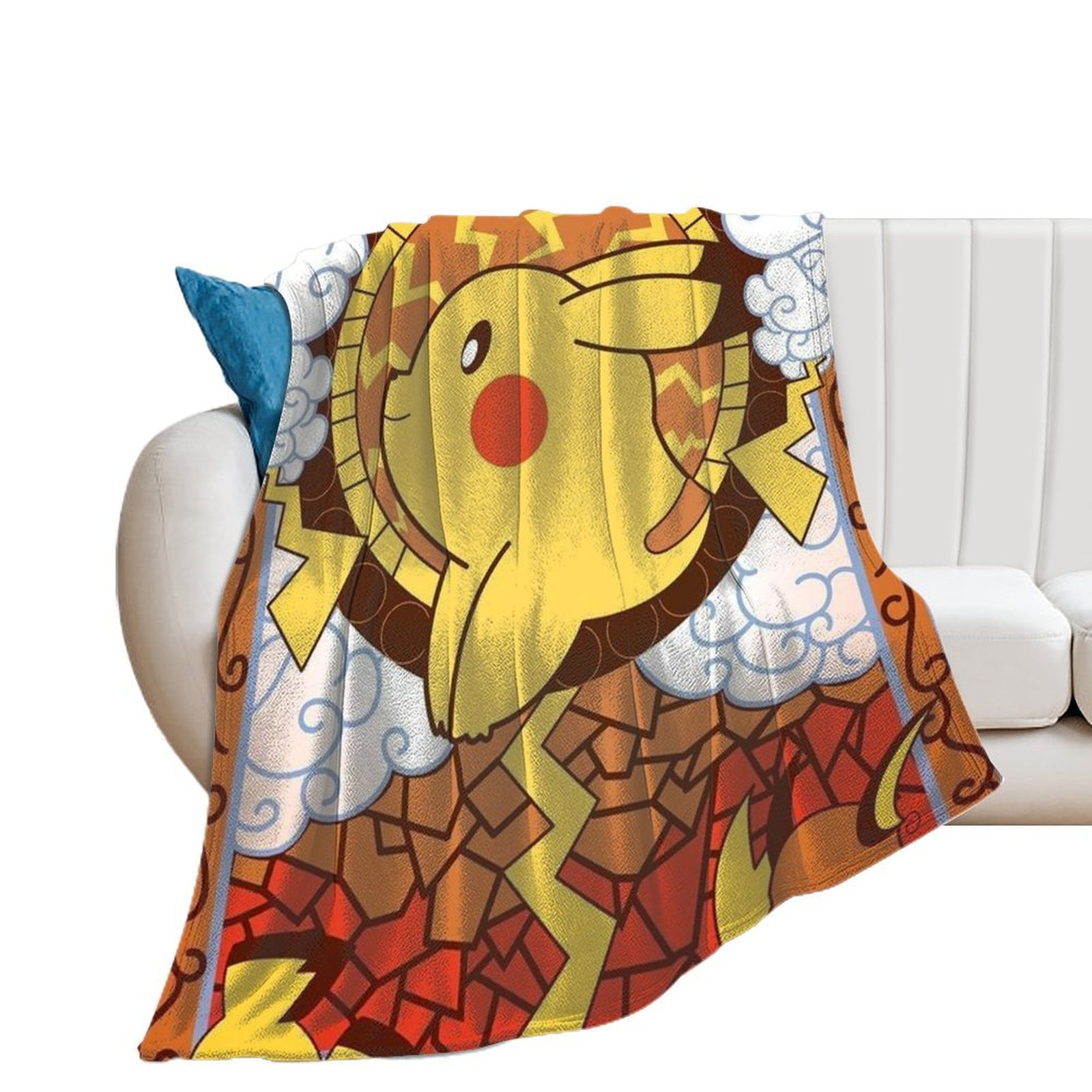 Anime Pokemon Blankets Pikachu Throw Blanket 30"*40"（76*100cm） Pikachu ...