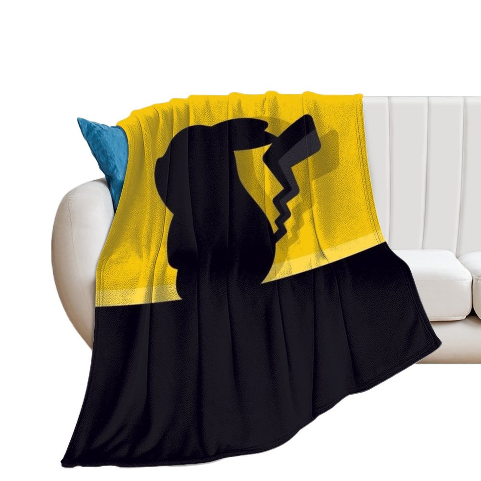 Anime Pokemon Blankets Pikachu Throw Blanket 50"*60"（130*150cm） Pikachu ...