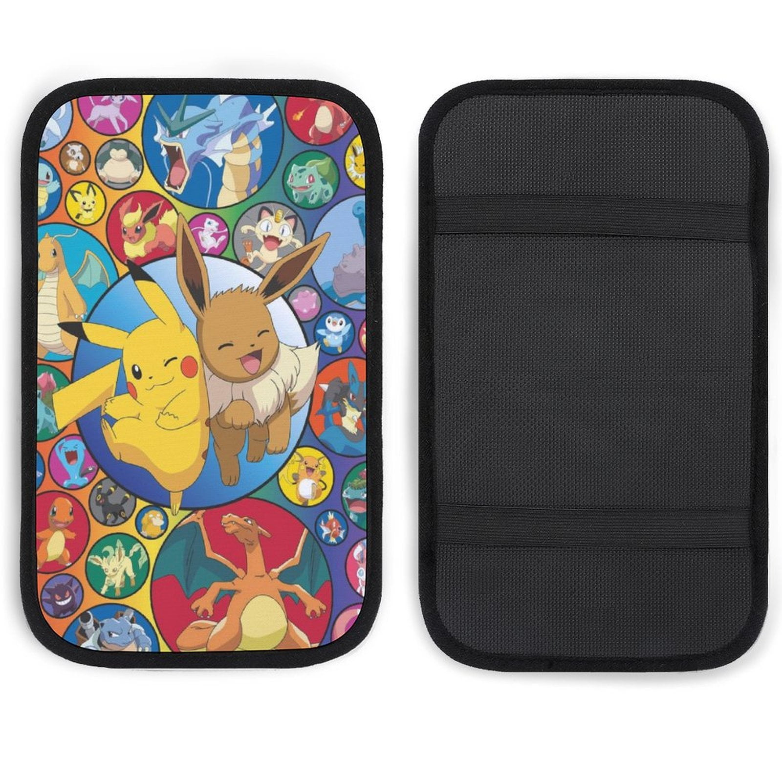 Anime Pokemon Car Armrest Cover Auto Center Console Pad Car handrail ...