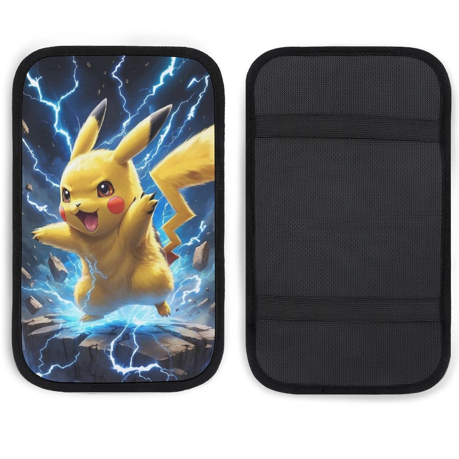Anime Pokemon Car Armrest Cover Auto Center Console Pad Car handrail ...