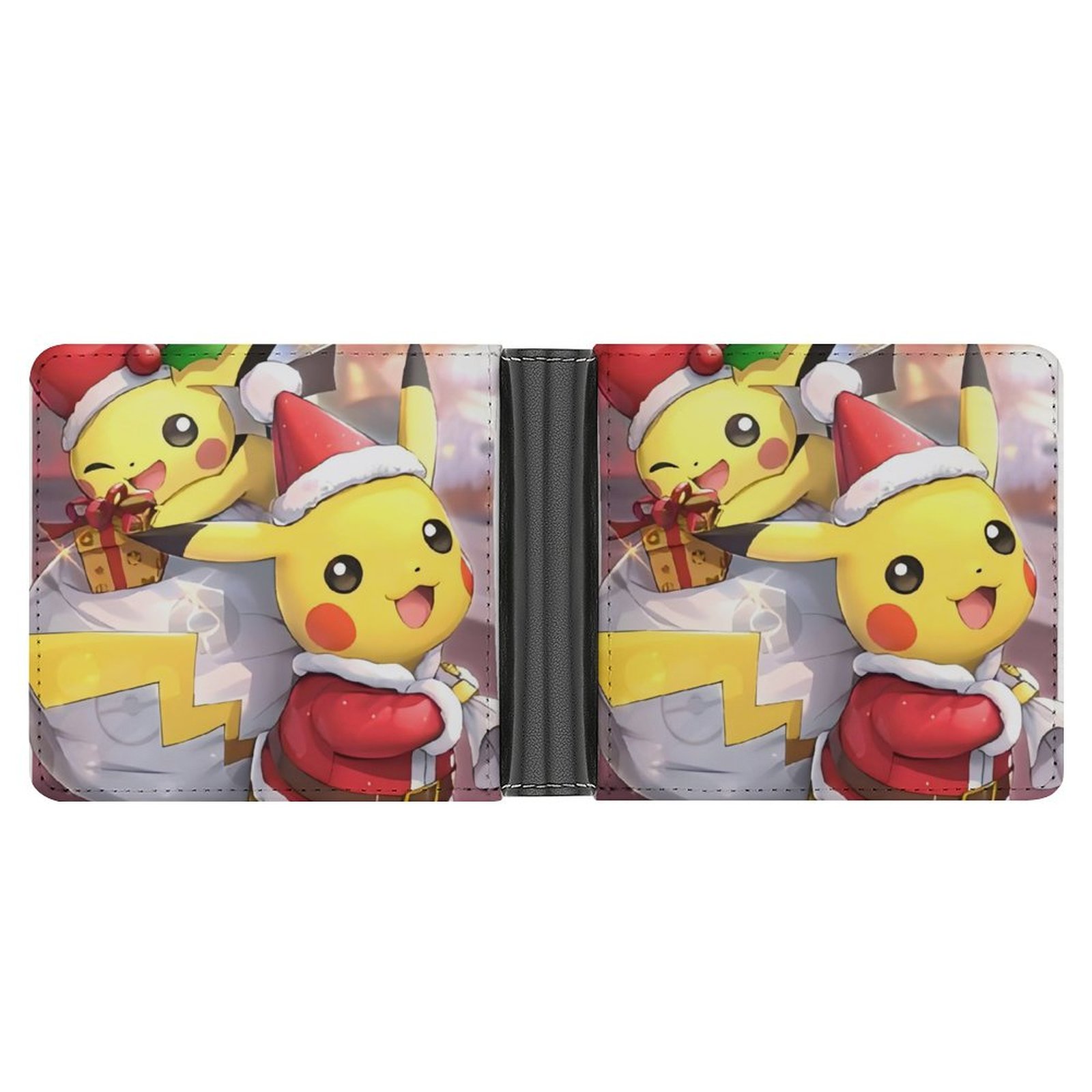 Anime Pokemon Christmas Wallet For Men Purse Leather Bifold Wallet ...