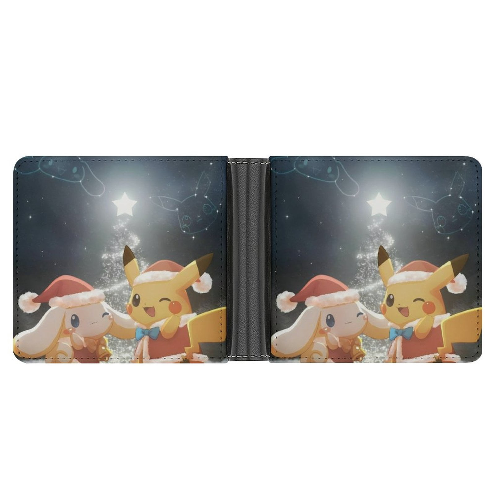 Anime Pokemon Christmas Wallet For Men Purse Leather Bifold Wallet ...