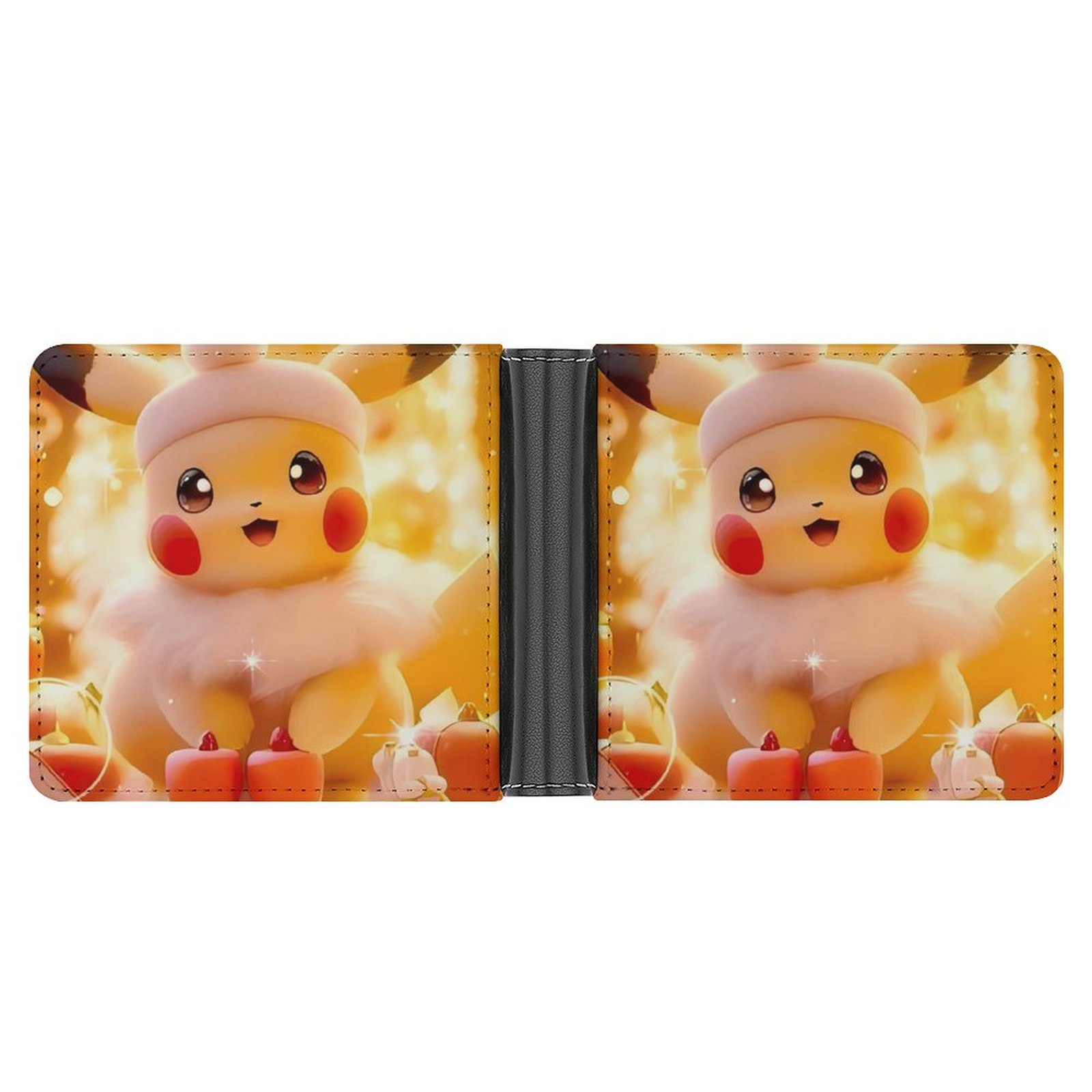 Anime Pokemon Christmas Wallet For Men Purse Leather Bifold Wallet ...