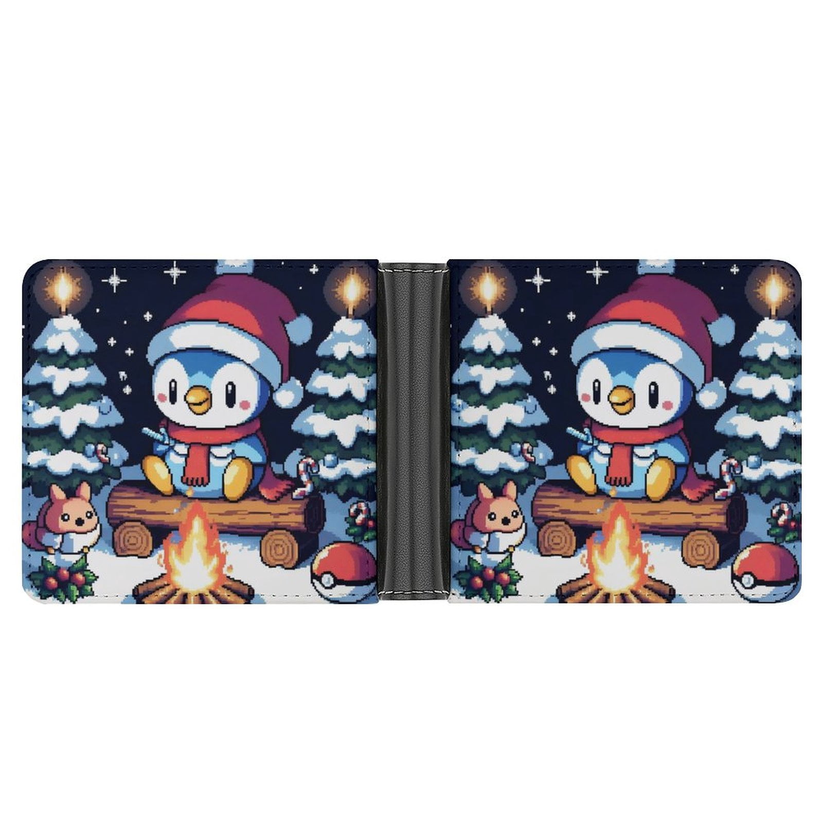 Anime Pokemon Christmas Wallet For Men Purse Leather Bifold Wallet ...