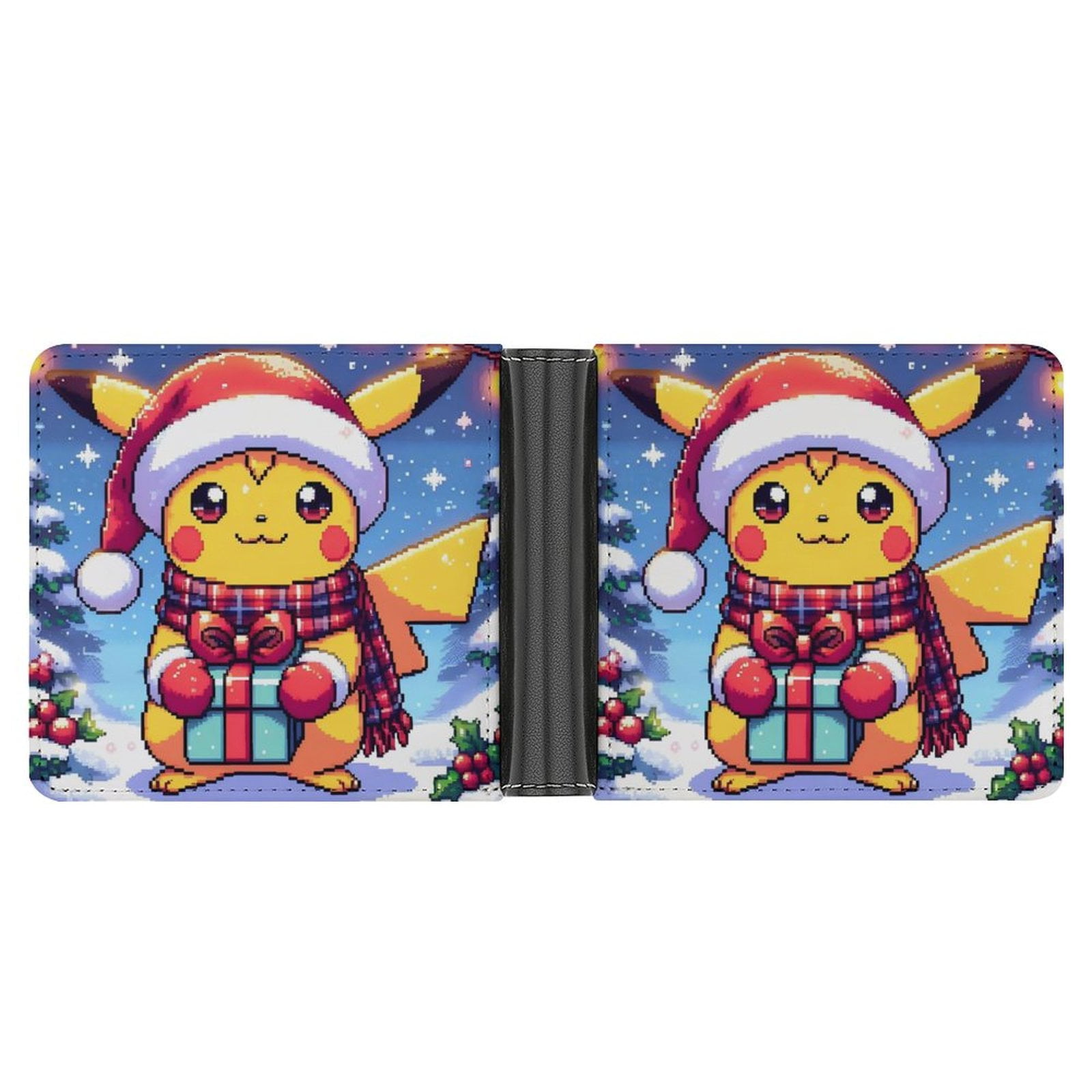 Anime Pokemon Christmas Wallet For Men Purse Leather Bifold Wallet ...