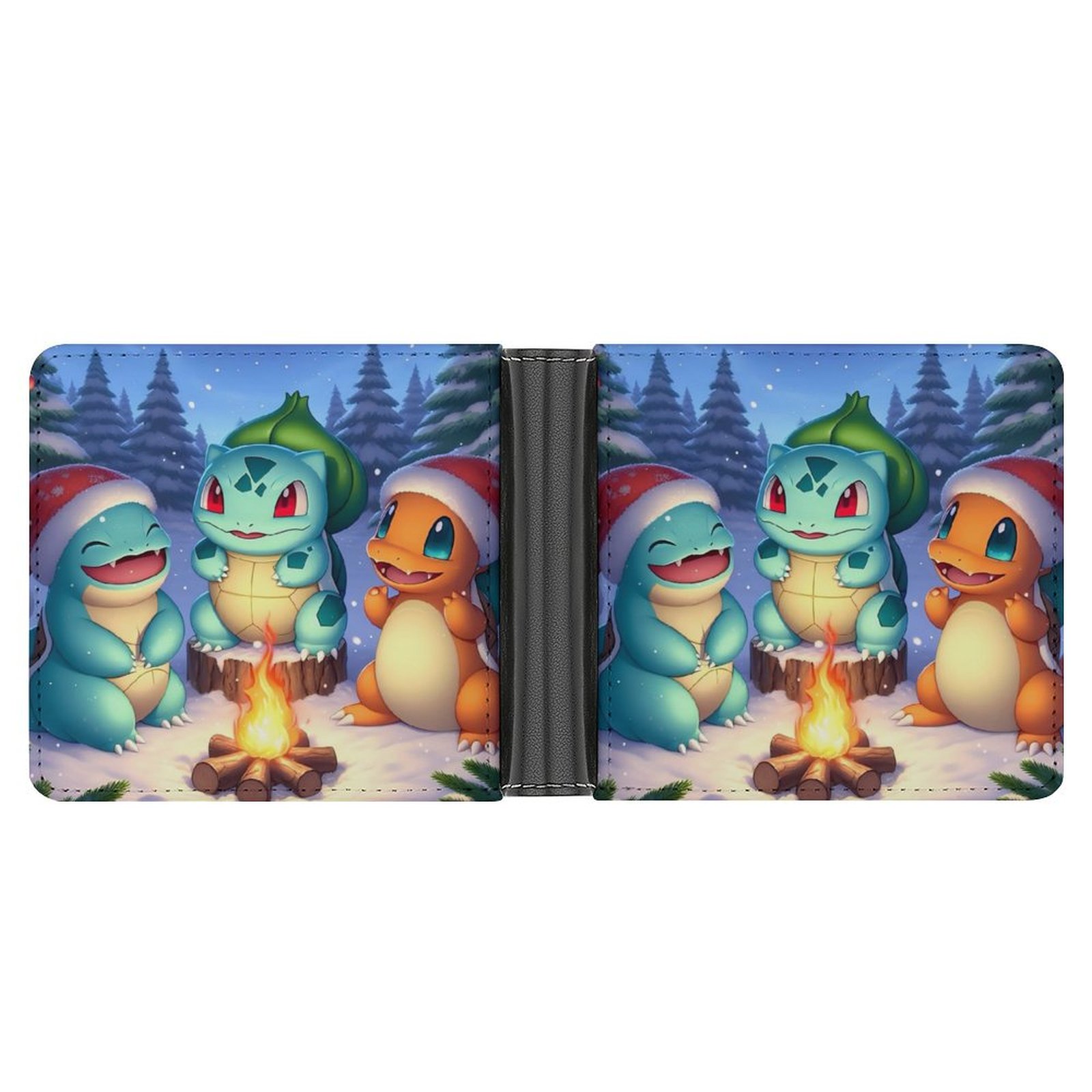 Anime Pokemon Christmas Wallet For Men Purse Leather Bifold Wallet ...