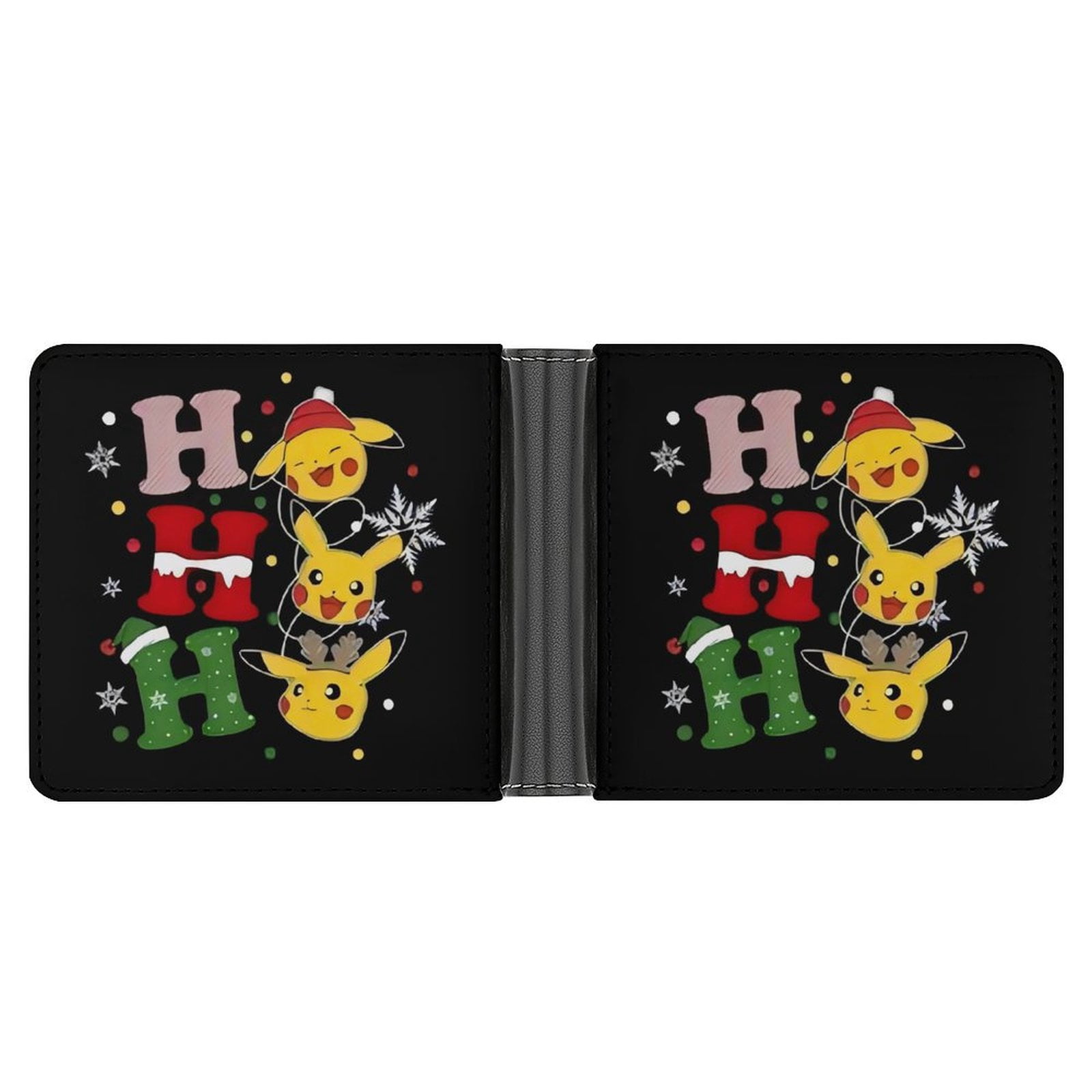 Anime Pokemon Christmas Wallet For Men Purse Leather Bifold Wallet ...