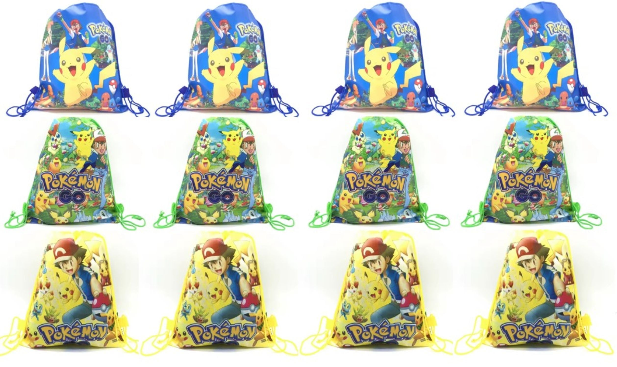 Anime Pokemon Gift Bag Non-woven Birthday Party Gift Shopping Bag ...