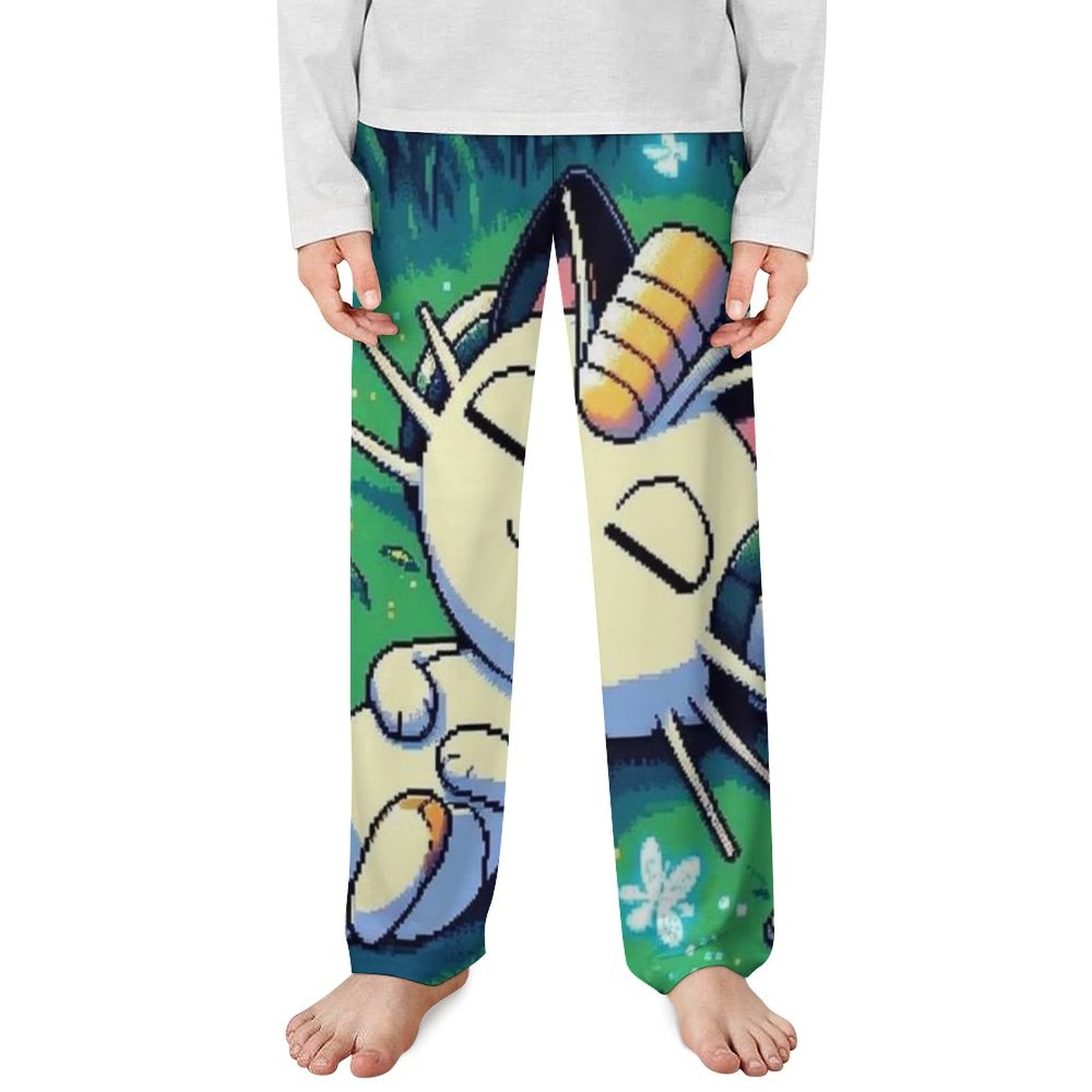 Anime Pokemon Pajama Pants for Kids Anime Sleep Bottoms Pokémon Merch ...