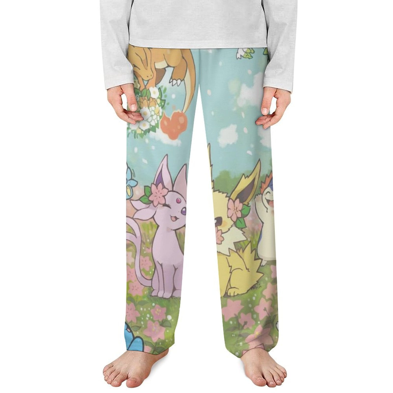 Anime Pokemon Pajama Pants for Kids Anime Sleep Bottoms Pokemon Merch ...