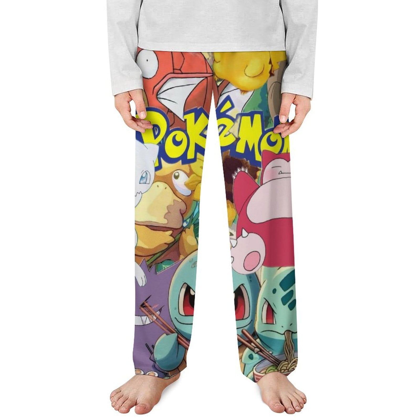 Anime Pokemon Pajama Pants for Kids Anime Sleep Bottoms Pokemon Merch ...
