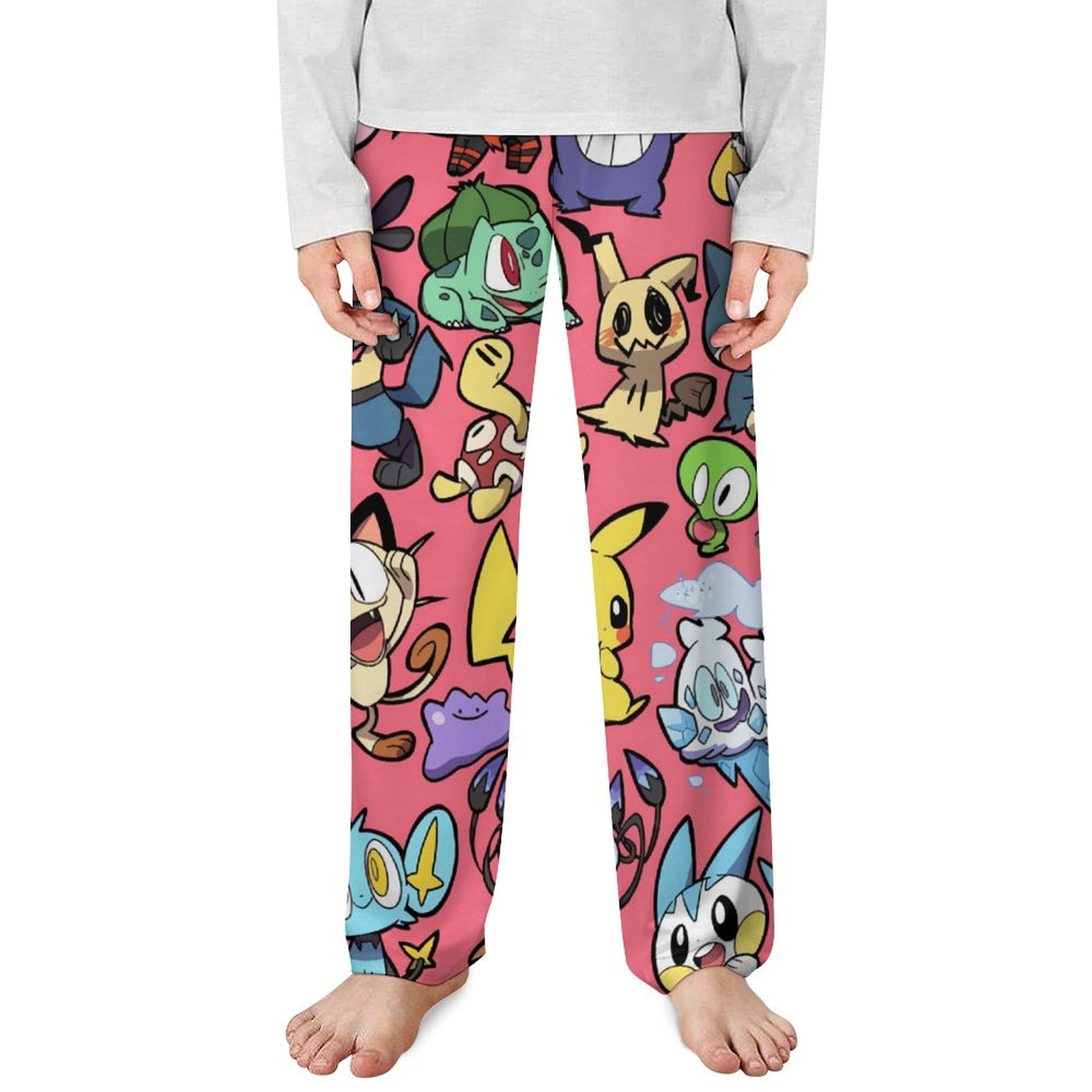 Anime Pokemon Pajama Pants for Kids Anime Sleep Bottoms Pokemon Merch ...