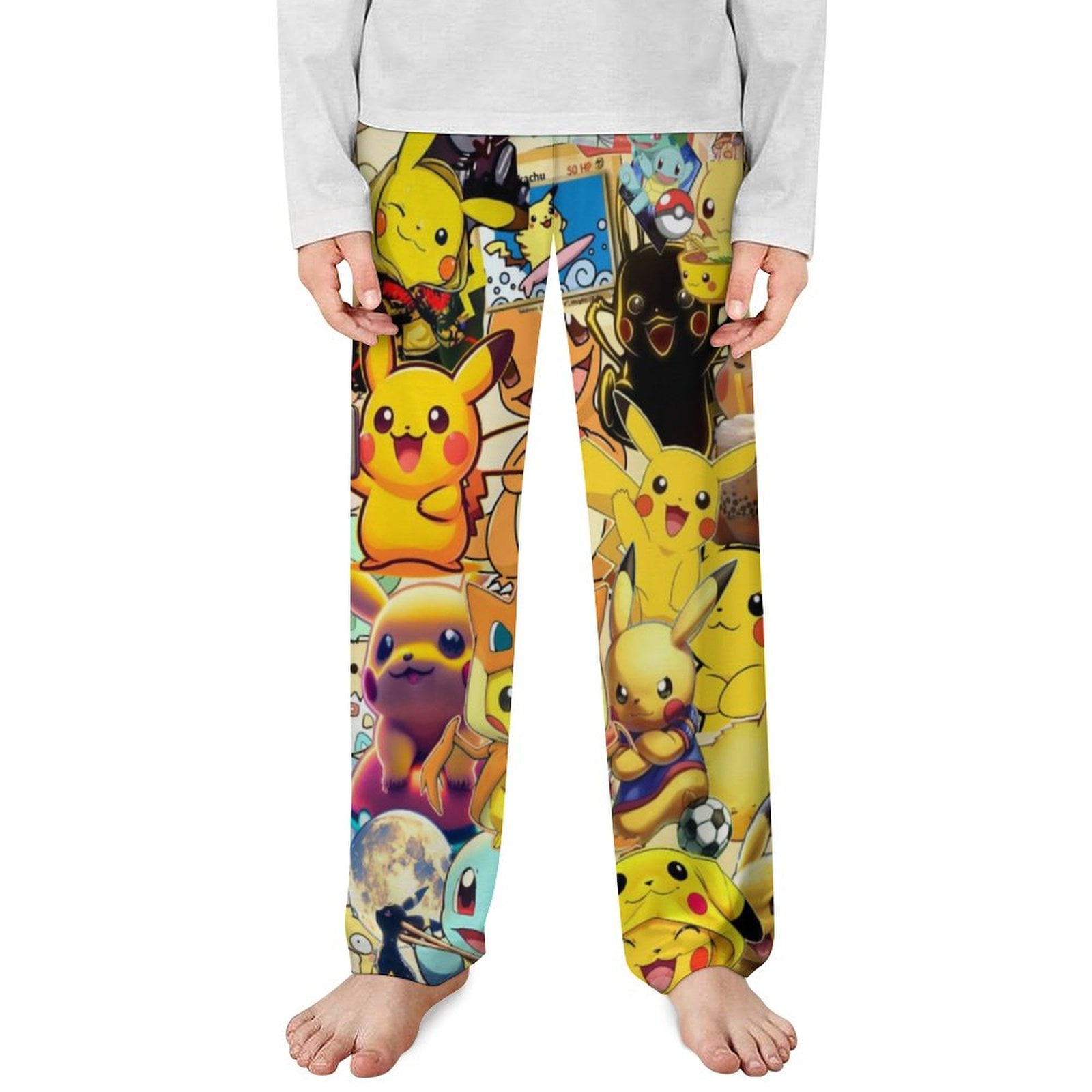 Anime Pokemon Pajama Pants for Kids Anime Sleep Bottoms Pokemon Merch ...