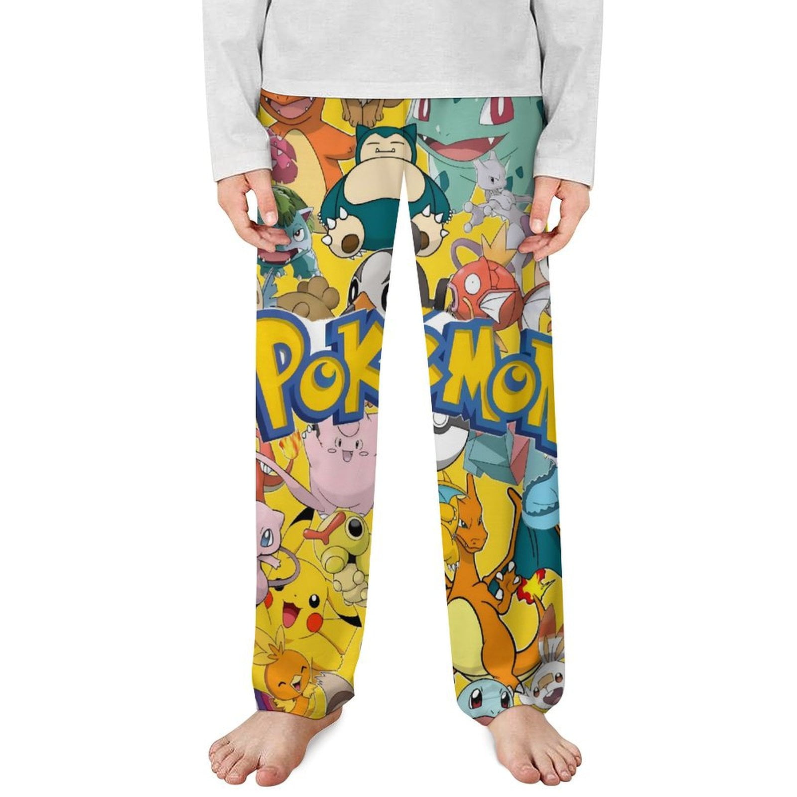 Anime Pokemon Pajama Pants for Kids Anime Sleep Bottoms Pokemon Merch ...