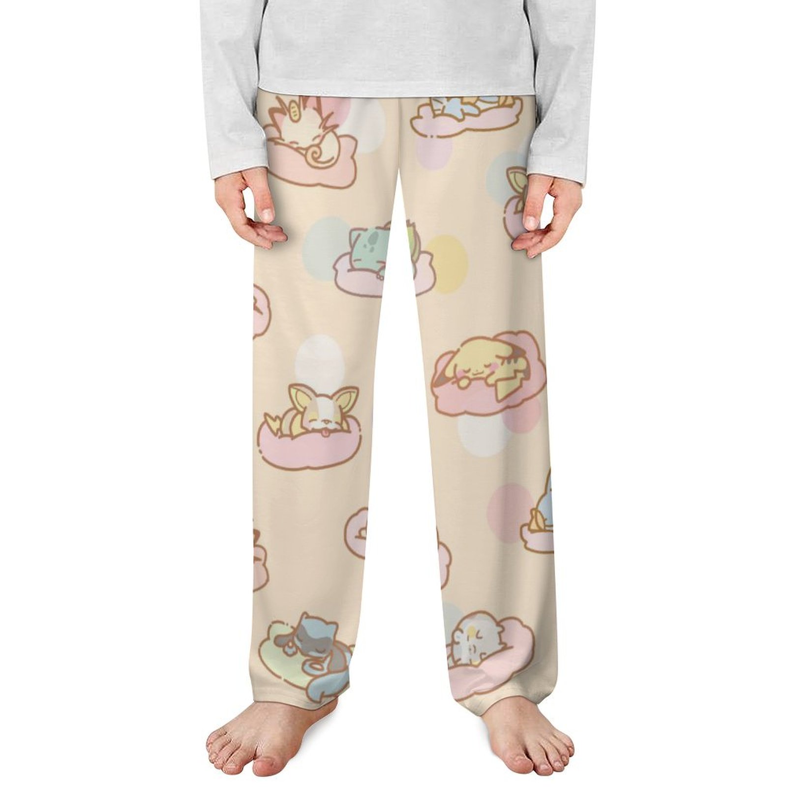Anime Pokemon Pajama Pants for Kids Anime Sleep Bottoms Pokemon Merch ...