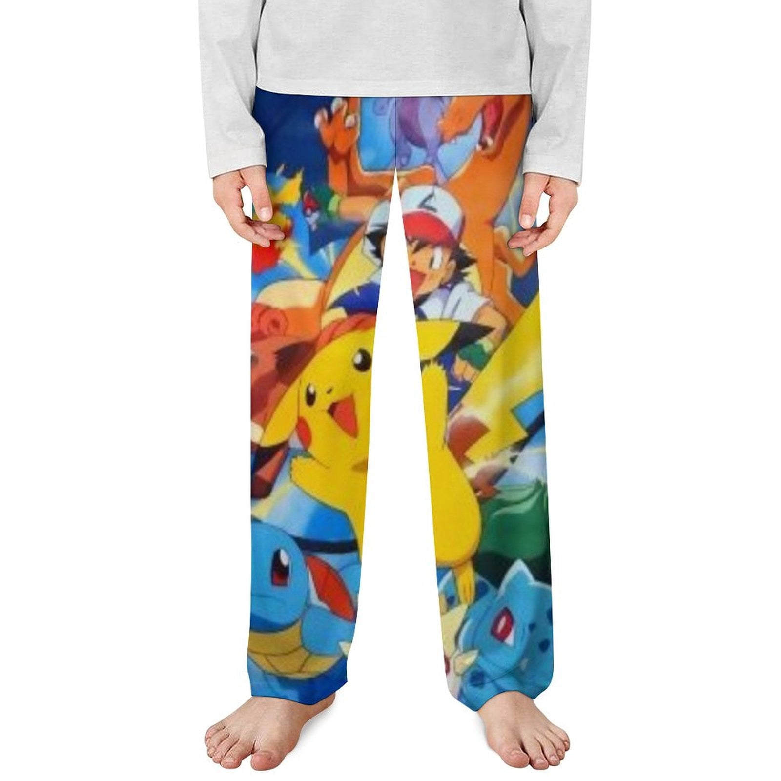 Anime Pokemon Pajama Pants for Kids Anime Sleep Bottoms Pokemon Merch ...