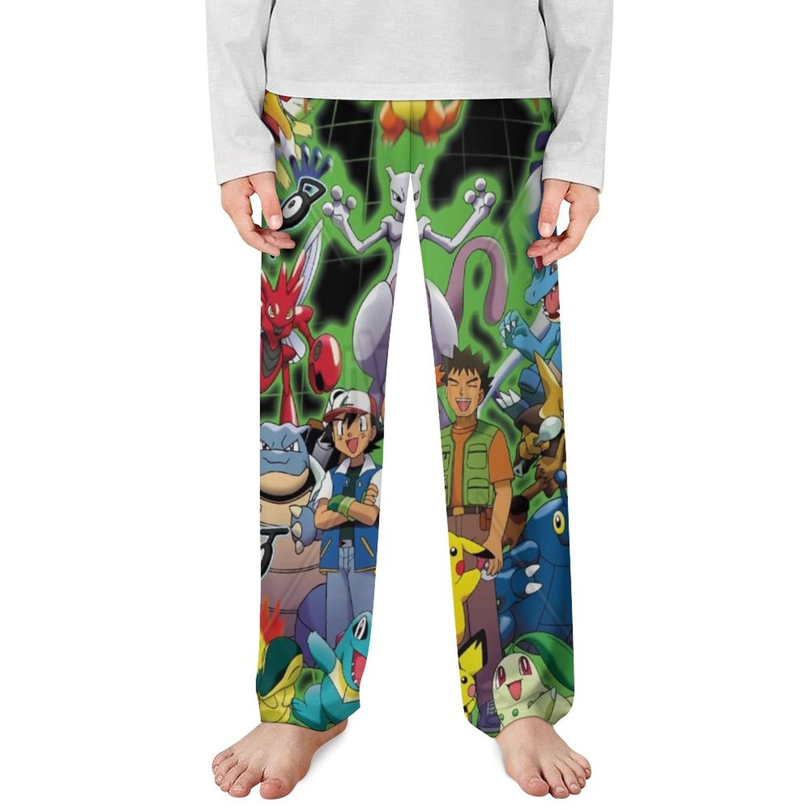 Anime Pokemon Pajama Pants for Kids Anime Sleep Bottoms Pokemon Merch ...