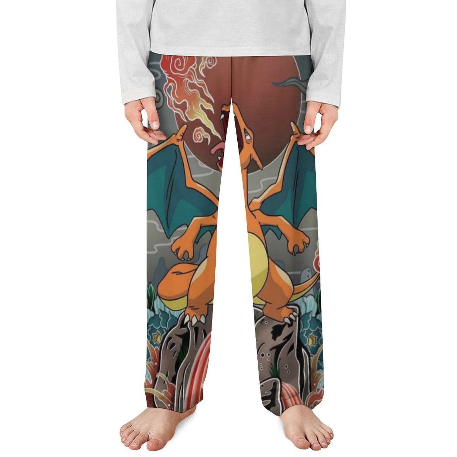 Anime Pokemon Pajama Pants for Kids Anime Sleep Bottoms Pokemon Merch ...