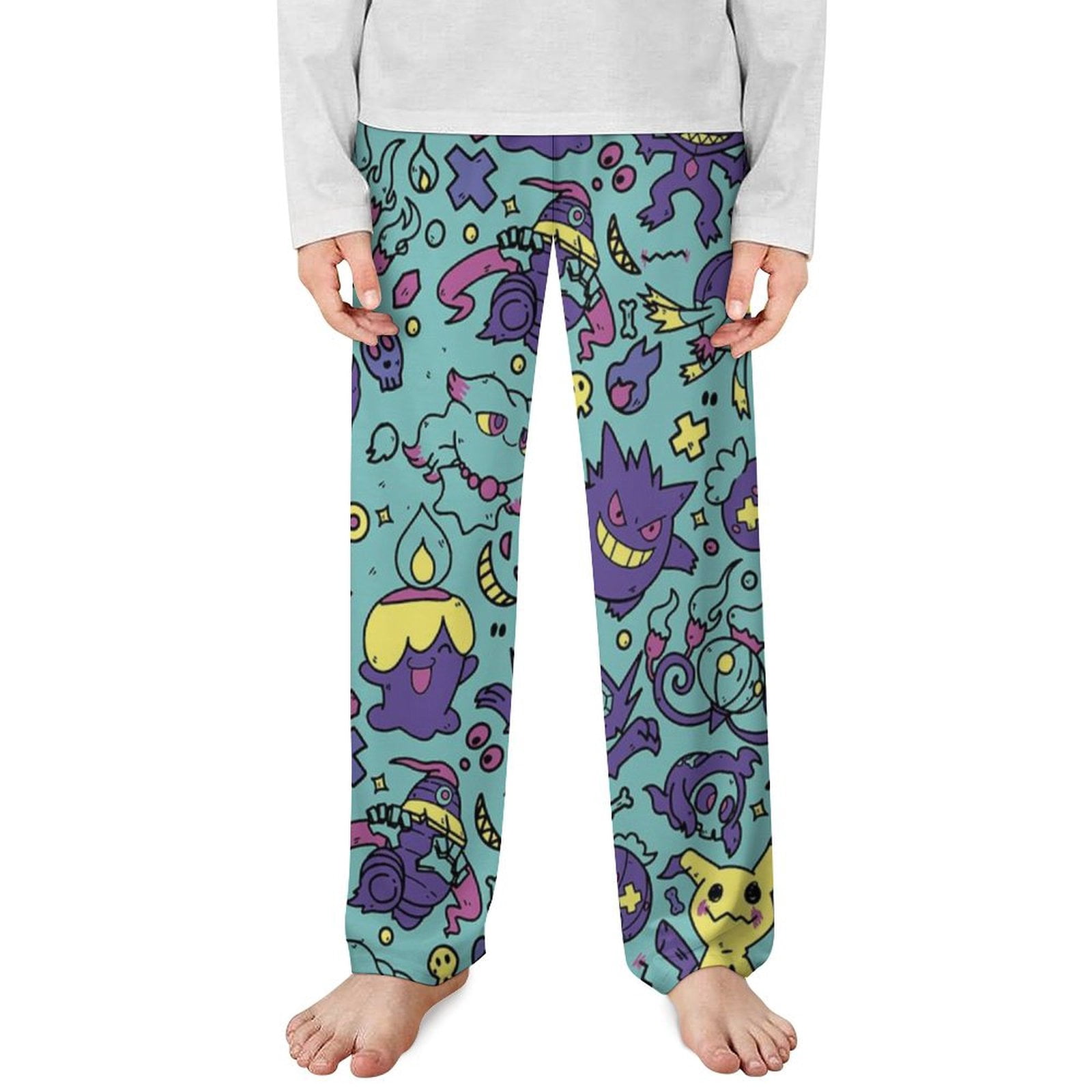 Anime Pokemon Pajama Pants for Kids Anime Sleep Bottoms Pokemon Merch ...