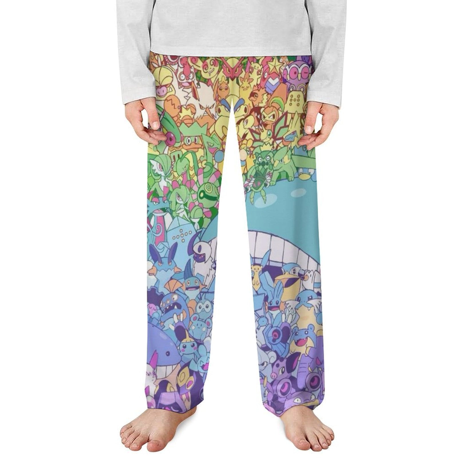Anime Pokemon Pajama Pants for Kids Anime Sleep Bottoms Pokemon Merch ...