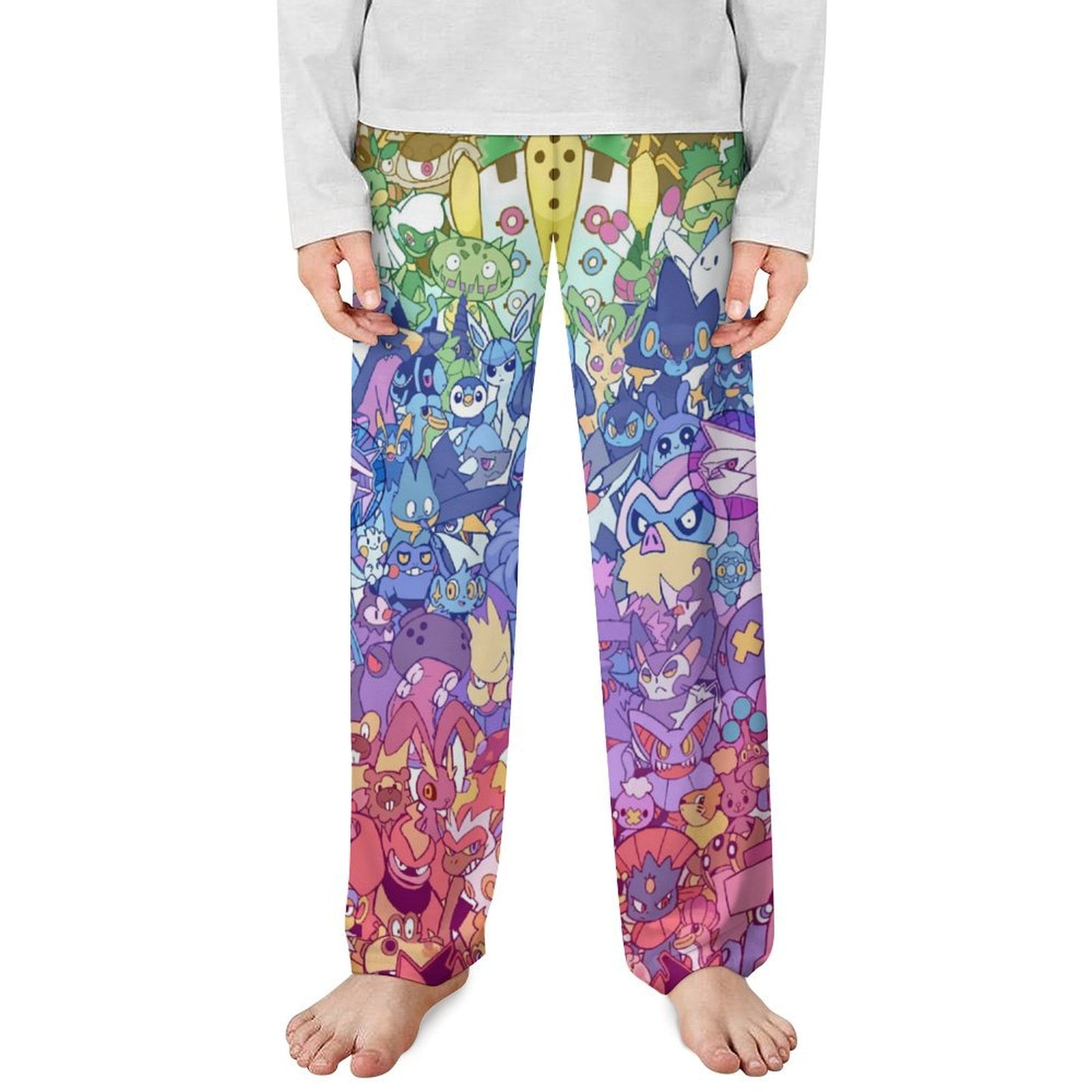 Anime Pokemon Pajama Pants for Kids Anime Sleep Bottoms Pokemon Merch ...