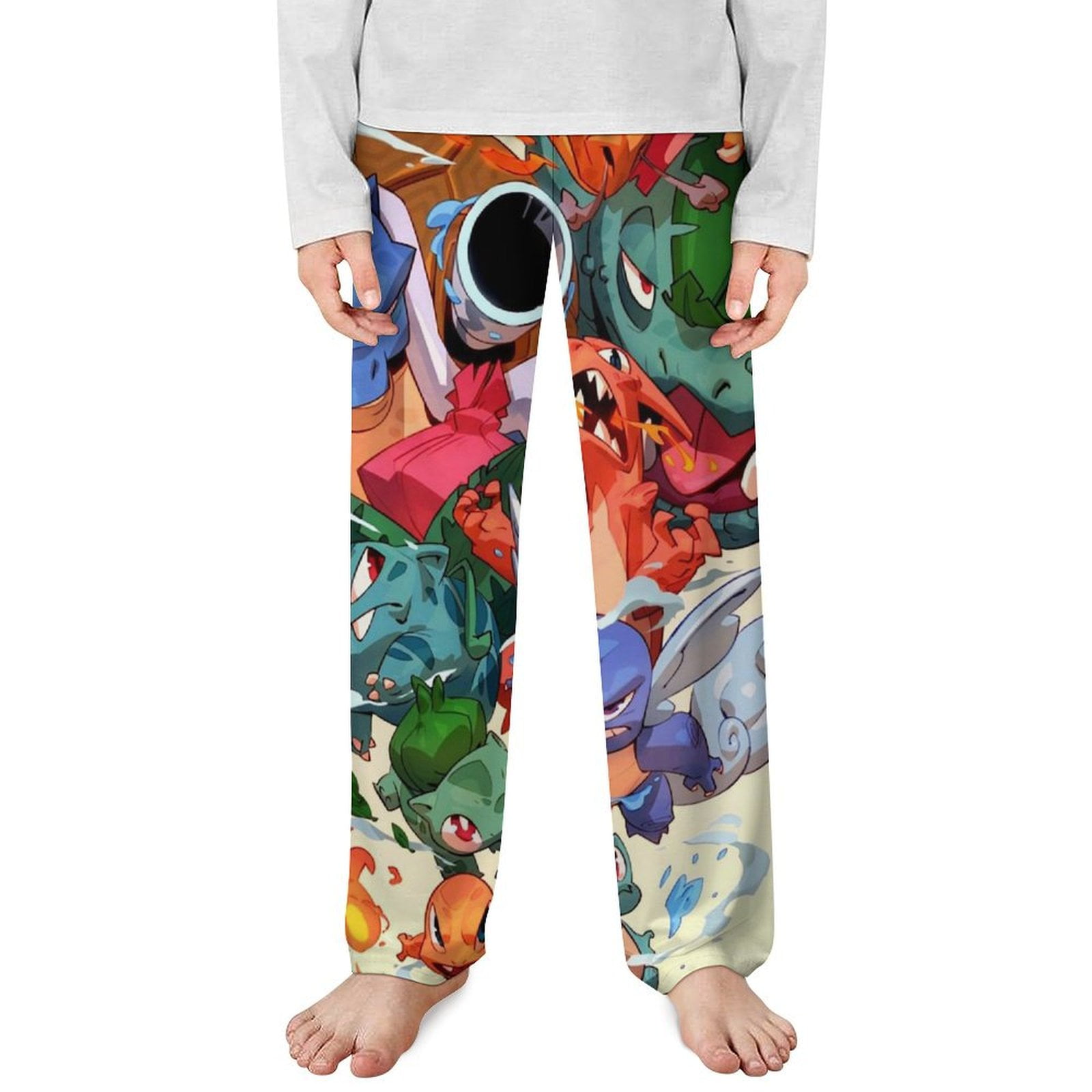 Anime Pokemon Pajama Pants for Kids Anime Sleep Bottoms Pokemon Merch ...