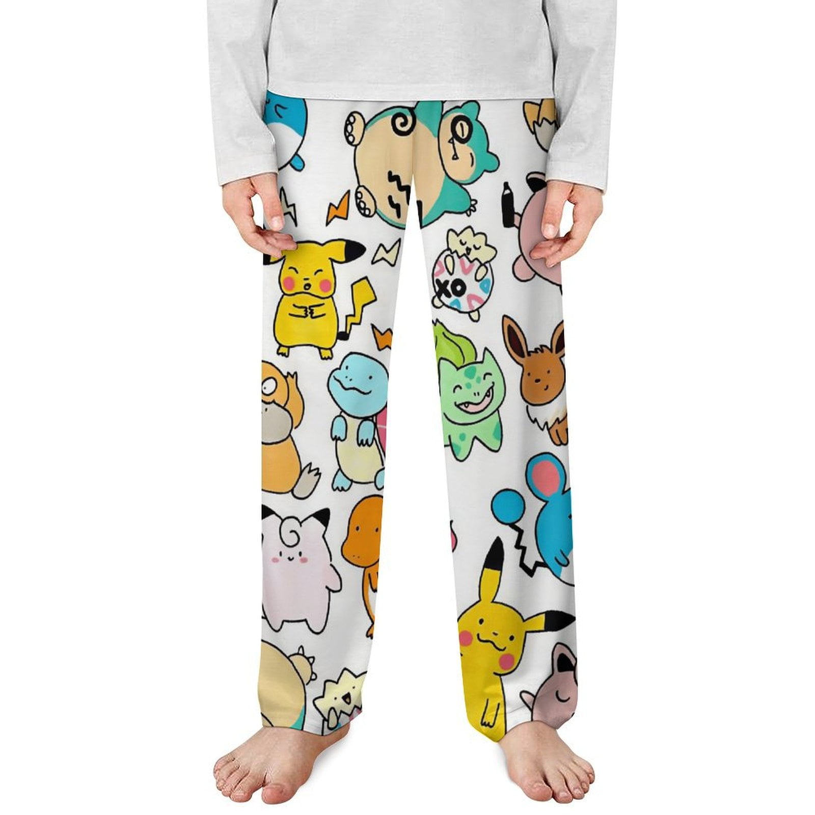 Anime Pokemon Pajama Pants for Kids Anime Sleep Bottoms Pokemon Merch ...