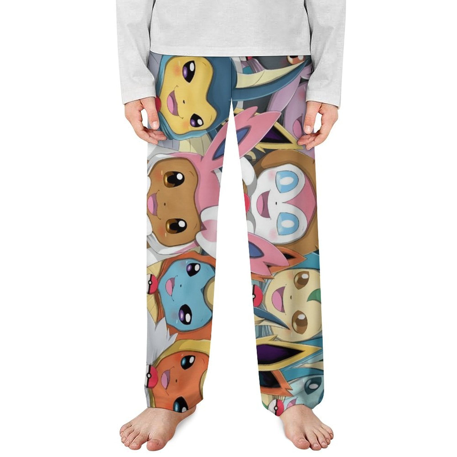 Anime Pokemon Pajama Pants for Kids Anime Sleep Bottoms Pokemon Merch ...
