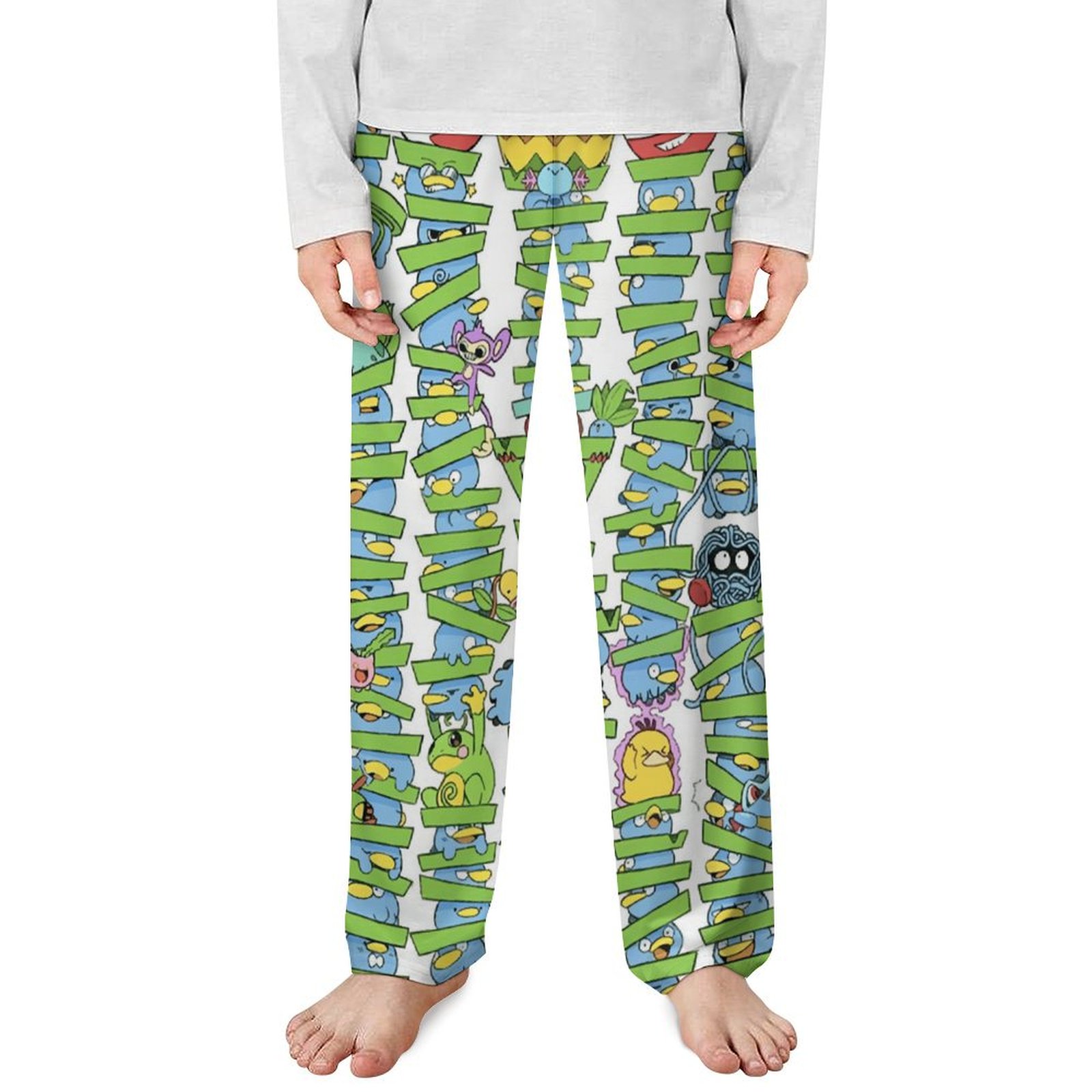 Anime Pokemon Pajama Pants for Kids Anime Sleep Bottoms Pokemon Merch ...