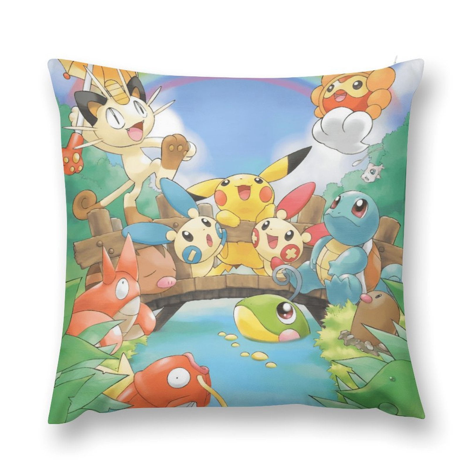 Anime Pokemon Pillowcases Pokemon Merch 16 "x16 " Anime Decorative ...