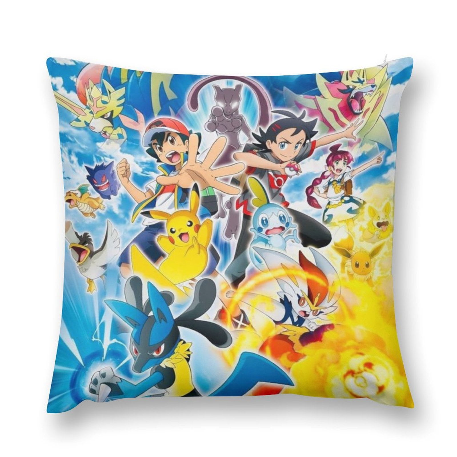 Anime Pokemon Pillowcases Pokemon Merch 16 "x16 " Anime Decorative ...