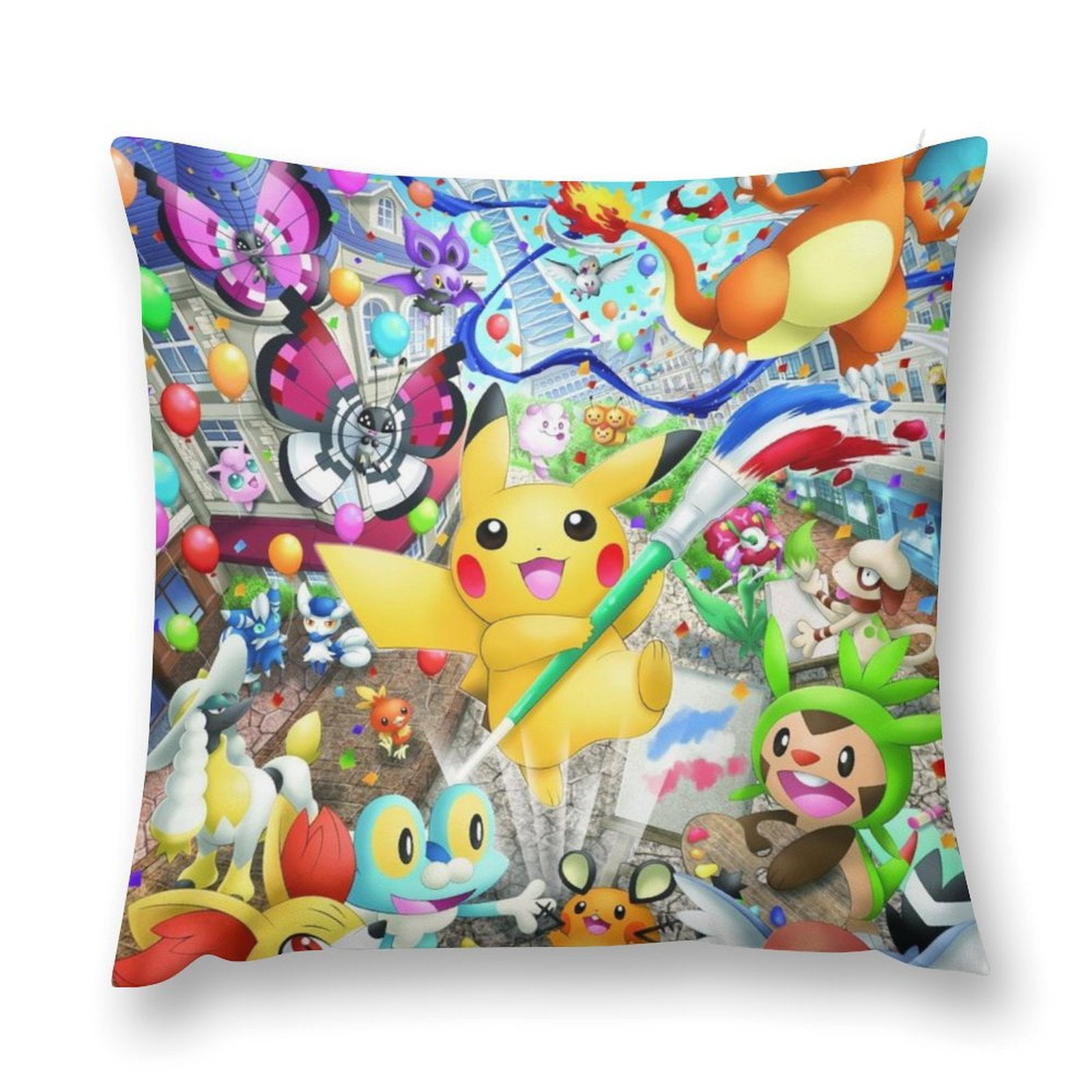 Anime Pokemon Pillowcases Pokemon Merch 18 "x18 " Anime Decorative ...