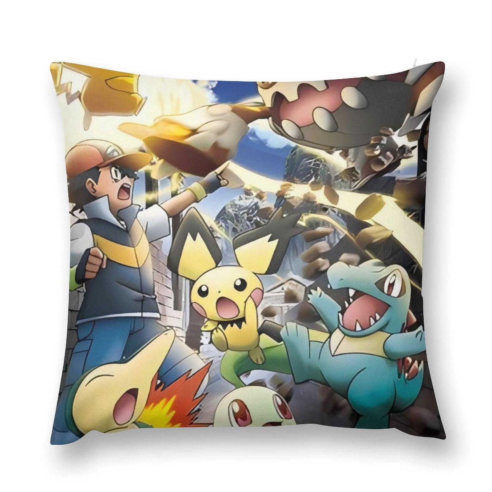 Anime Pokemon Pillowcases Pokemon Merch 18 "x18 " Anime Decorative ...
