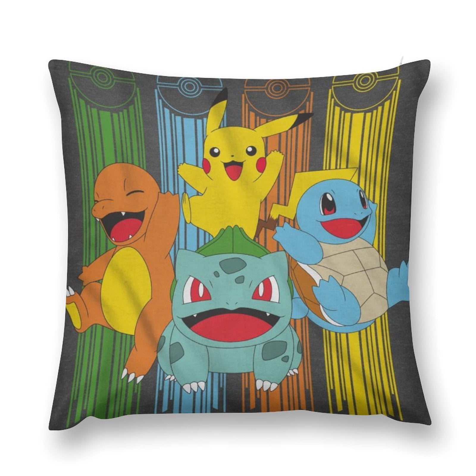 Anime Pokemon Pillowcases Pokemon Merch 18 "x18 " Anime Decorative ...