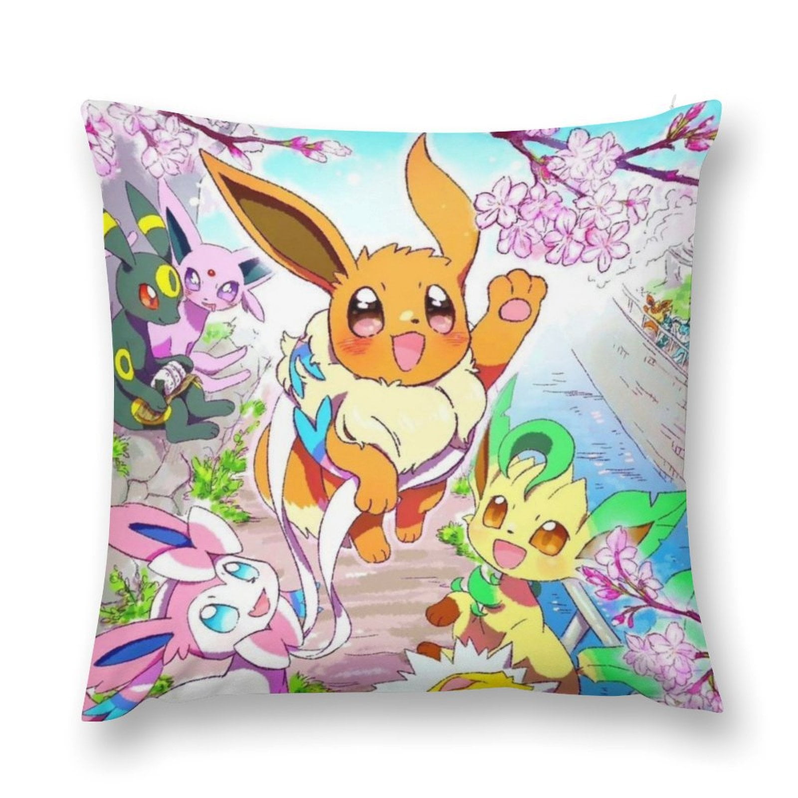 Anime Pokemon Pillowcases Pokemon Merch 18 "x18 " Anime Decorative ...
