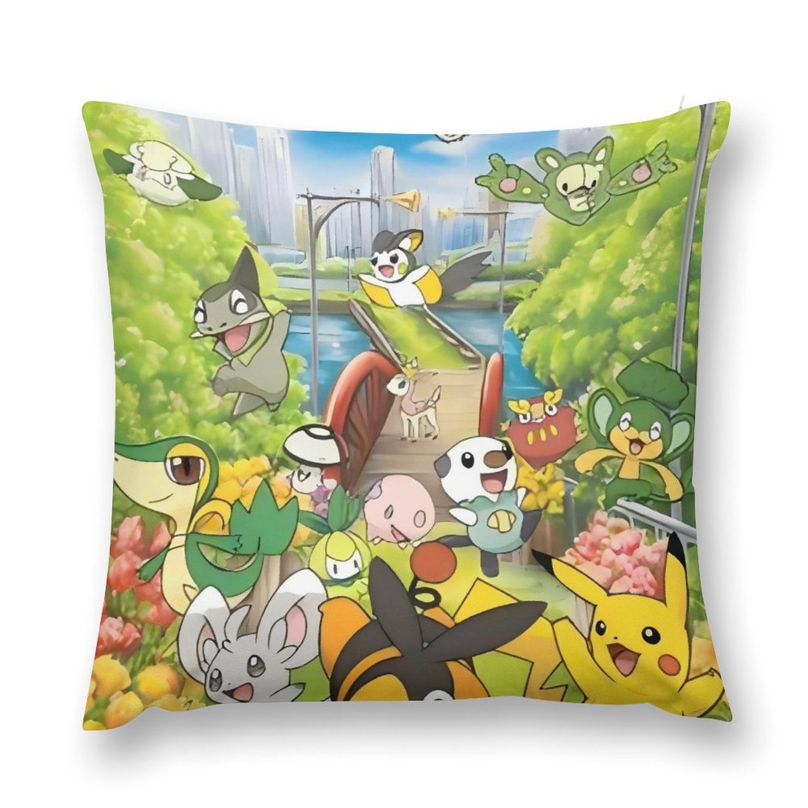 Anime Pokemon Pillowcases Pokemon Merch 20 "x20 " Anime Decorative ...
