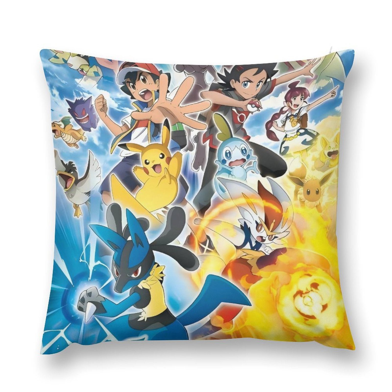 Anime Pokemon Pillowcases Pokemon Merch 24 "x24 " Anime Decorative ...