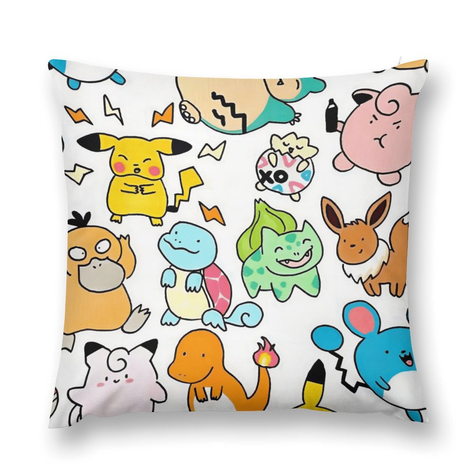 Anime Pokemon Pillowcases Pokemon Merch 24 "x24 " Anime Decorative ...