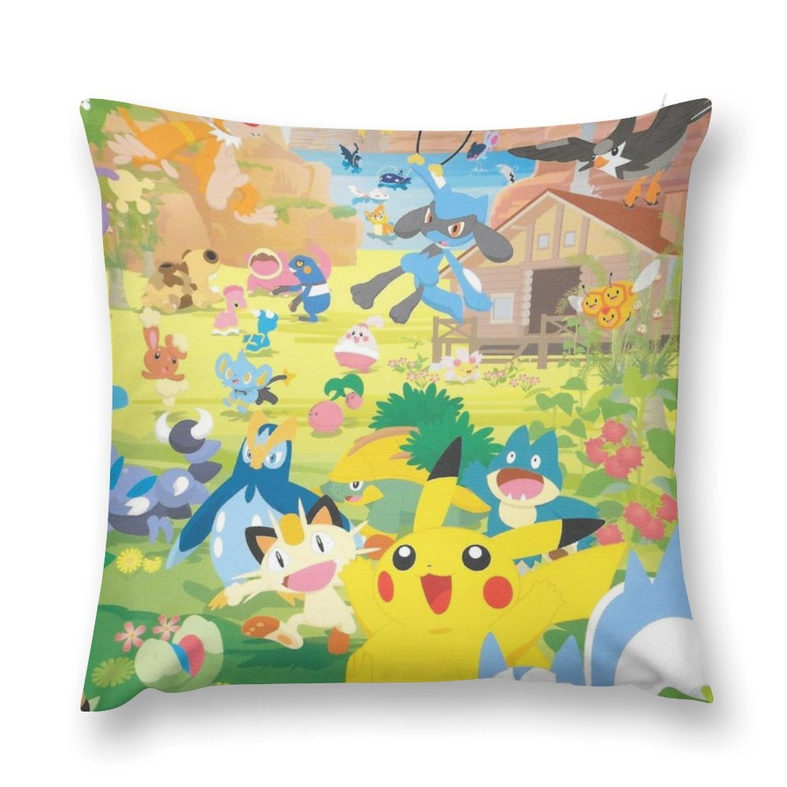Anime Pokemon Pillowcases Pokemon Merch 24 "x24 " Anime Decorative ...
