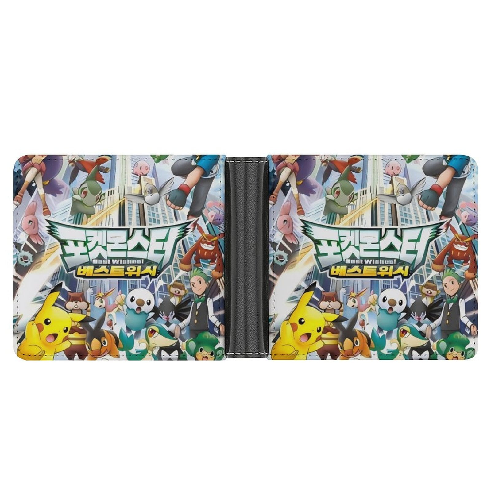 Anime Pokemon Wallet For Men Purse Leather Bifold Wallet Pokemon Merch ...