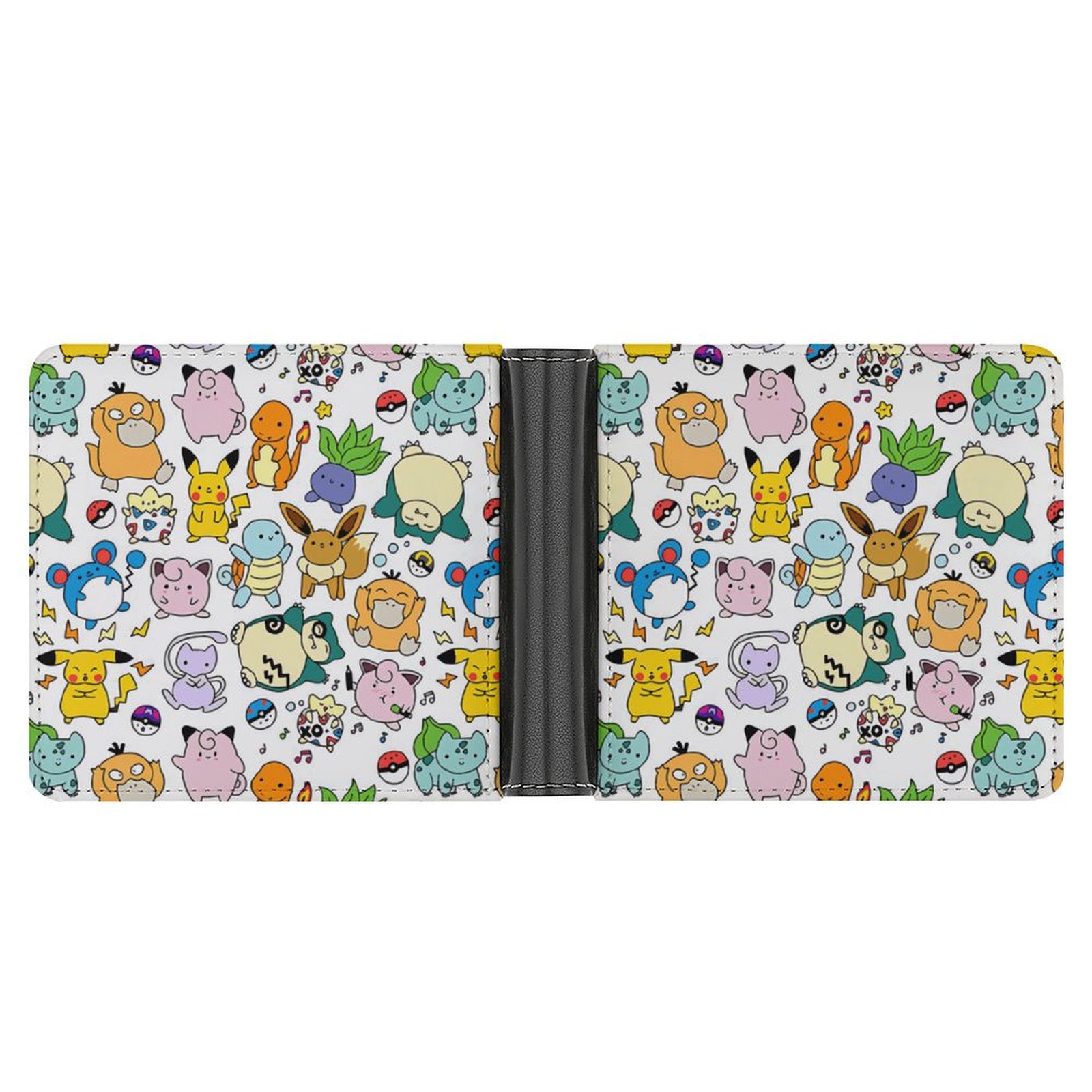 Anime Pokemon Wallet For Men Purse Leather Bifold Wallet Pokemon Merch ...