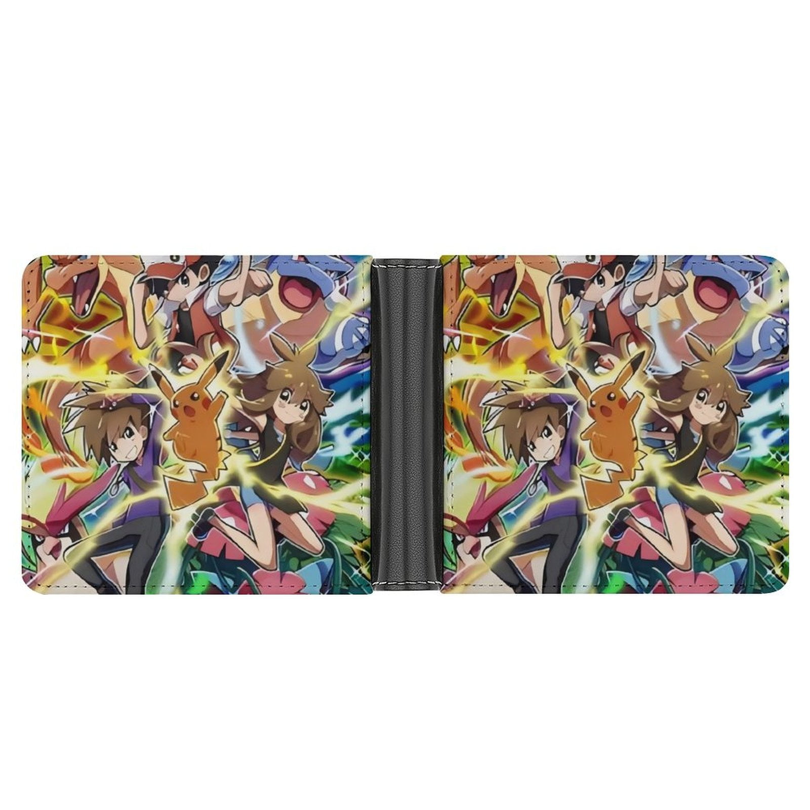 Anime Pokemon Wallet For Men Purse Leather Bifold Wallet Pokemon Merch ...