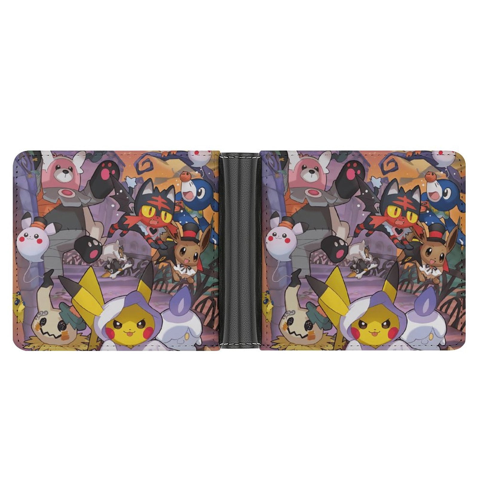Anime Pokemon Wallet For Men Purse Leather Bifold Wallet Pokemon Merch ...