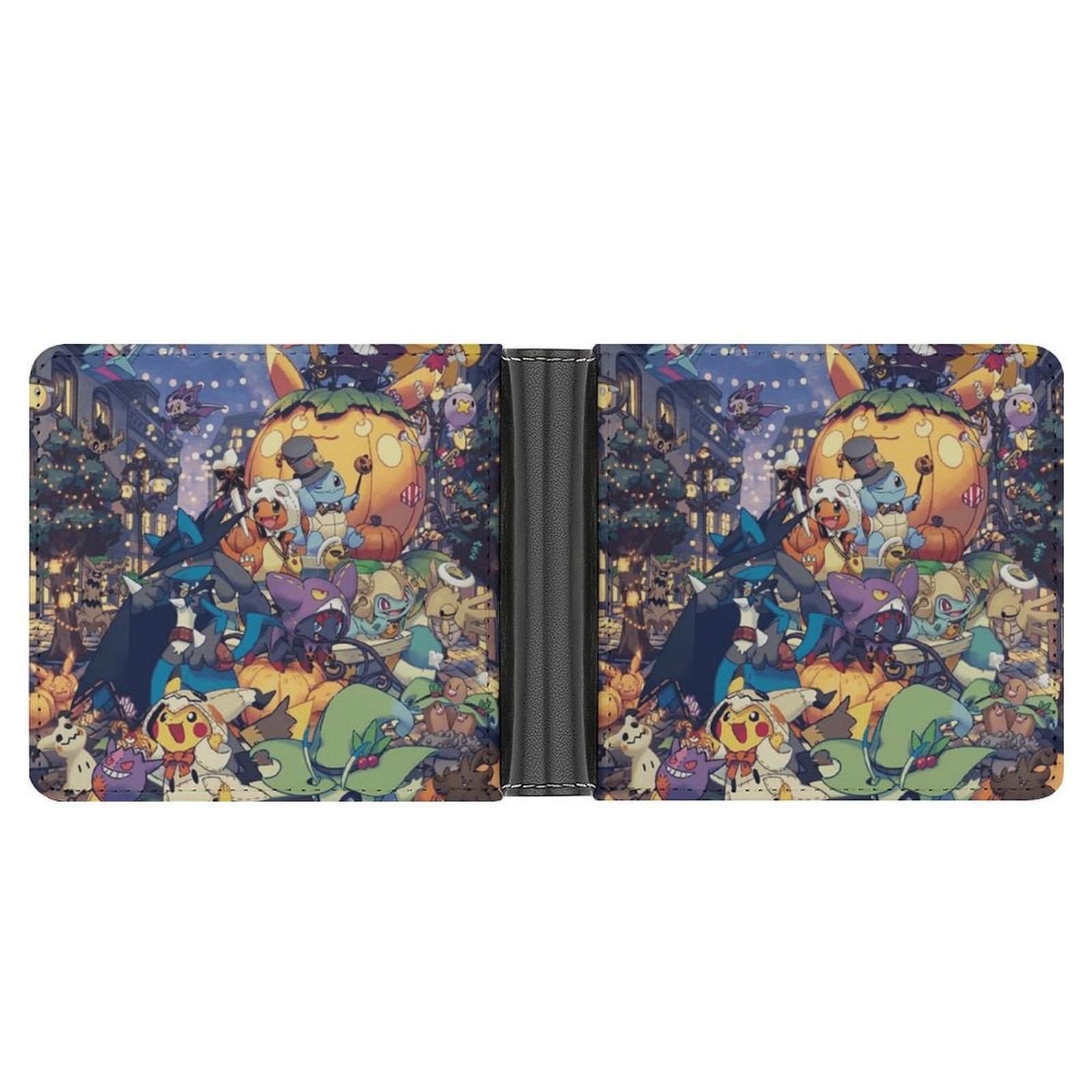 Anime Pokemon Wallet For Men Purse Leather Bifold Wallet Pokemon Merch ...