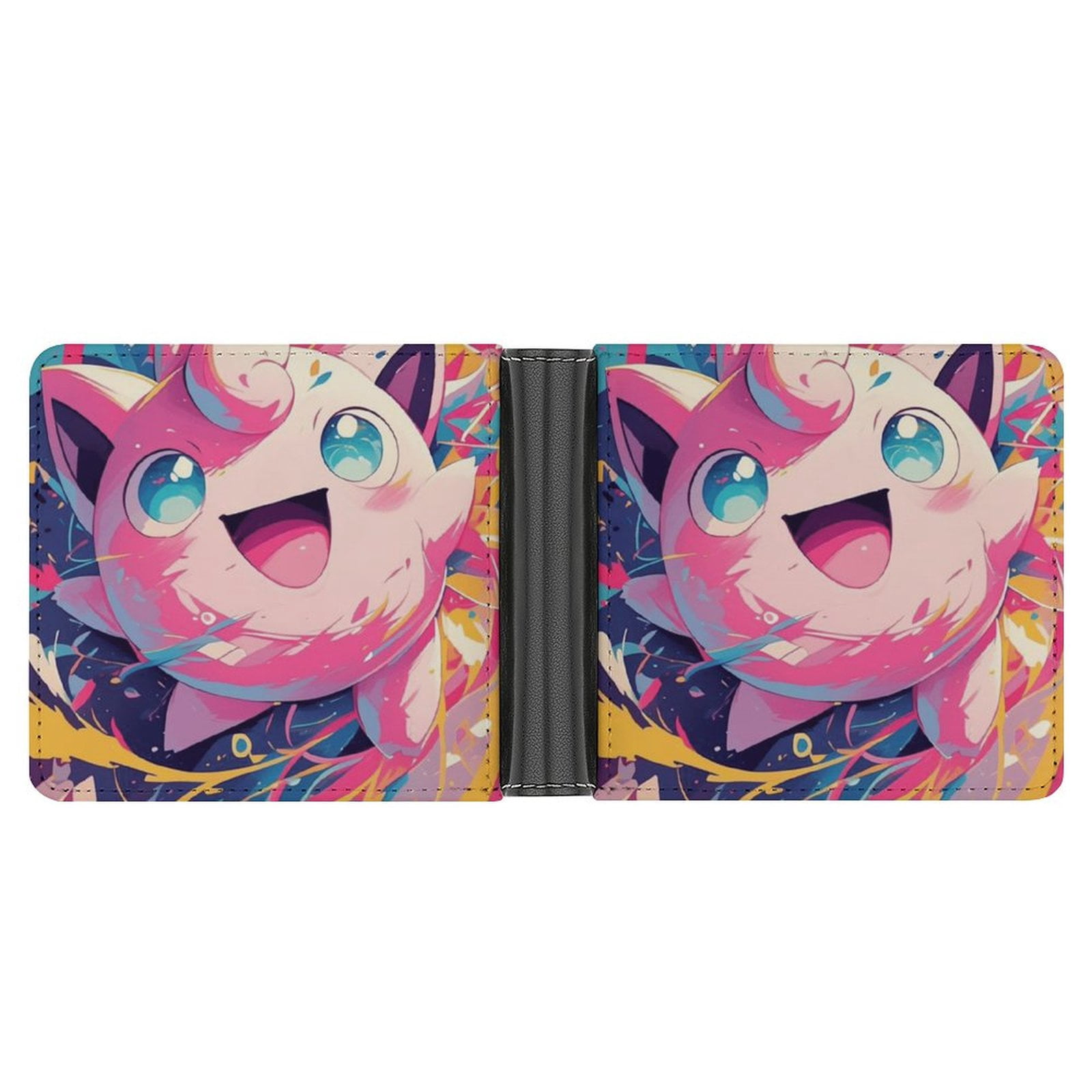 Anime Pokemon Wallet For Men Purse Leather Bifold Wallet Pokemon Merch ...