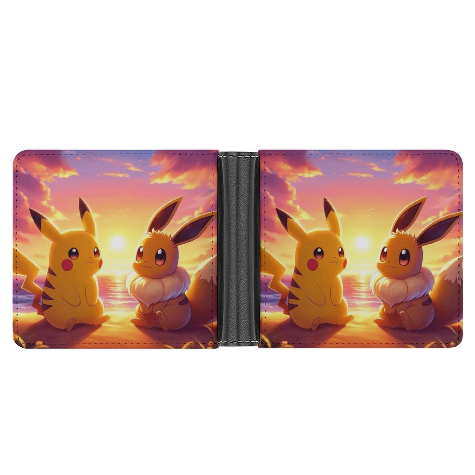 Anime Pokemon Wallet For Men Purse Leather Bifold Wallet Pokemon Merch ...