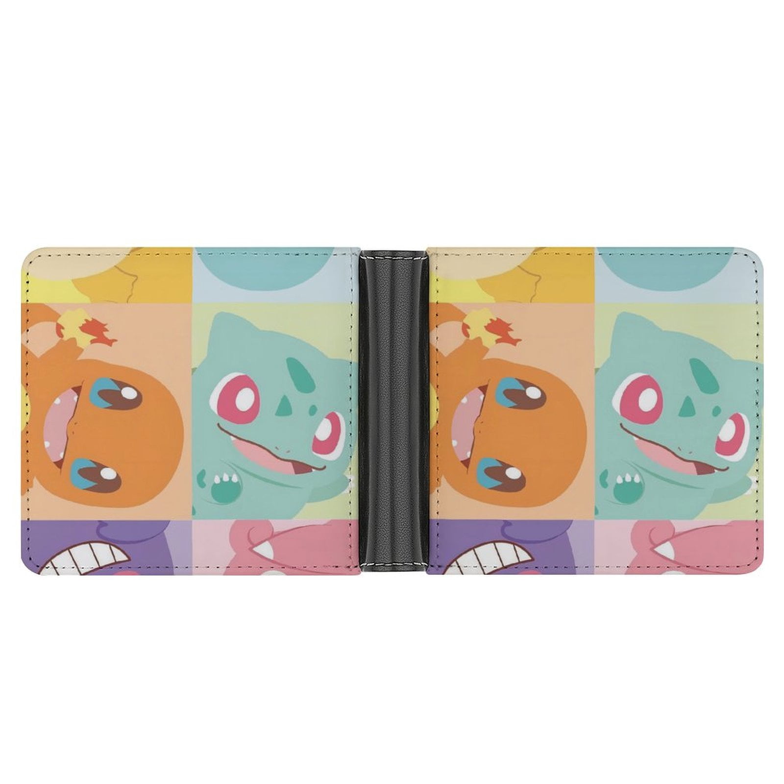 Anime Pokemon Wallet For Men Purse Leather Bifold Wallet Pokemon Merch ...